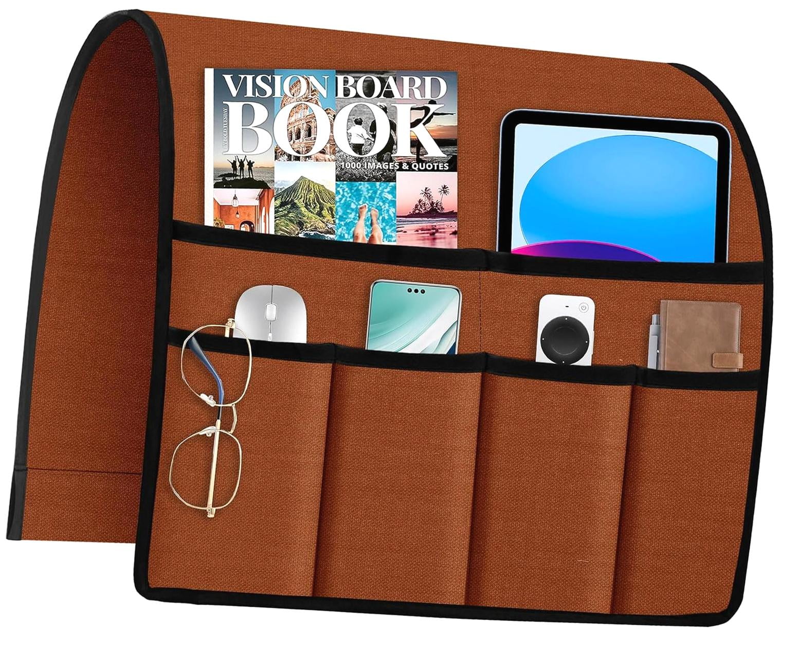 HYKE Armchair Caddy Remote Control Holder, Recliner Armchair Caddy ...