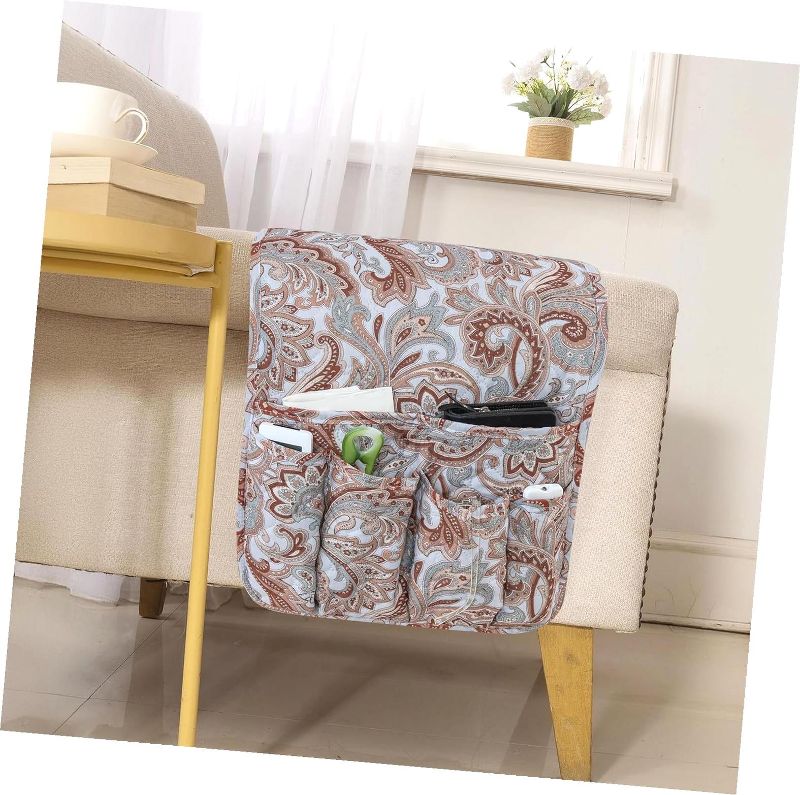 HYKE Armchair Caddy for Couch Remote Control Holder Premium Sofa Armset ...