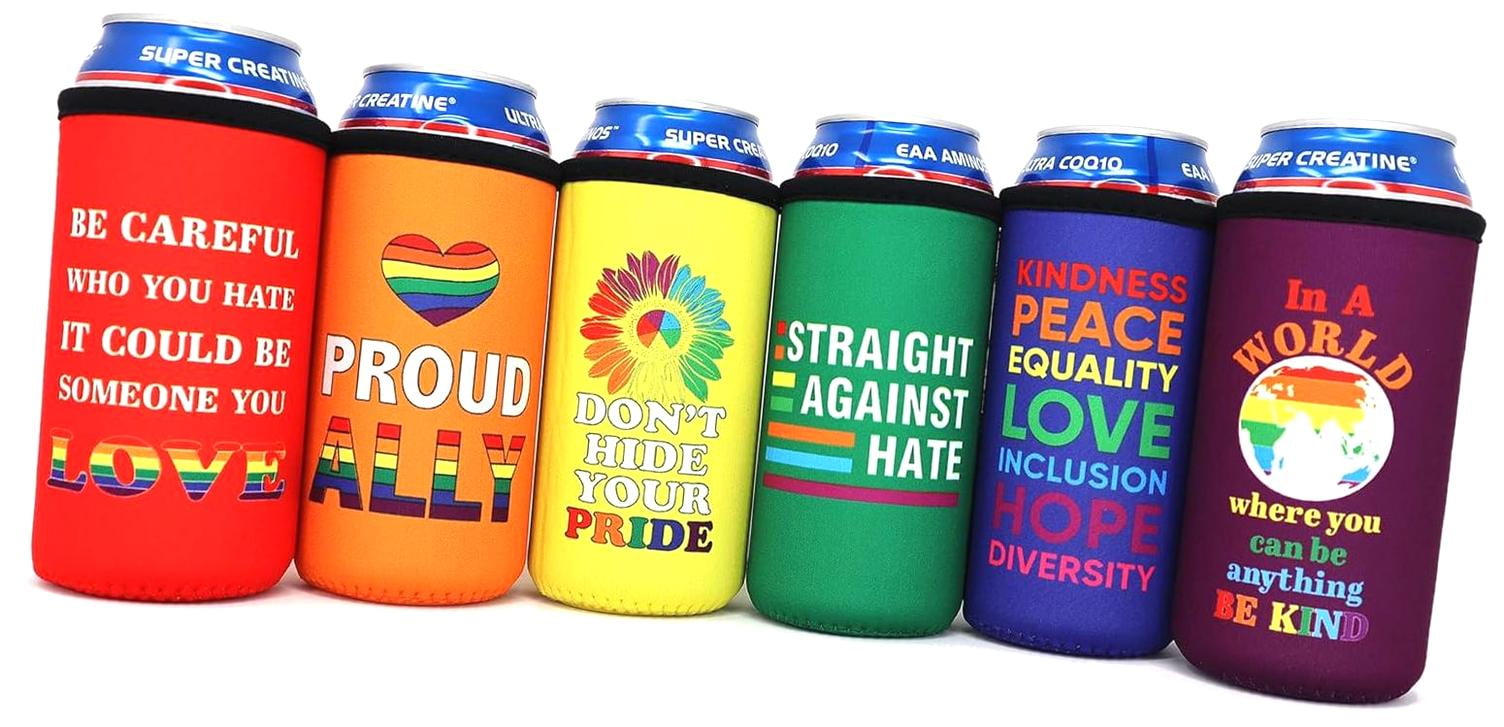 HYKE BBQ Themed 16oz Can Coolers - for the Grill Master Dad, Perfect ...