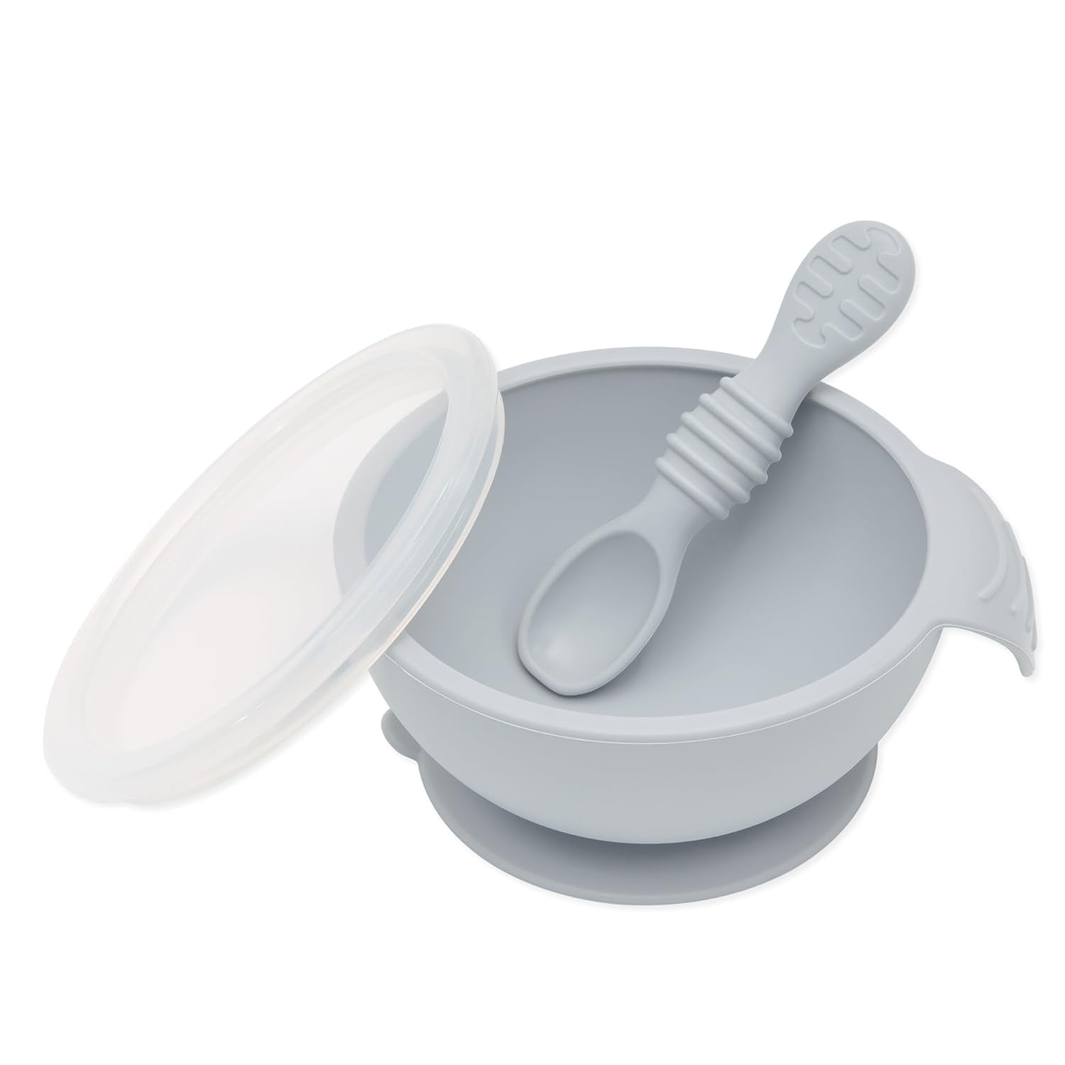HYKE Baby Bowl, Silicone Feeding Set with Suction for Baby and Toddler ...