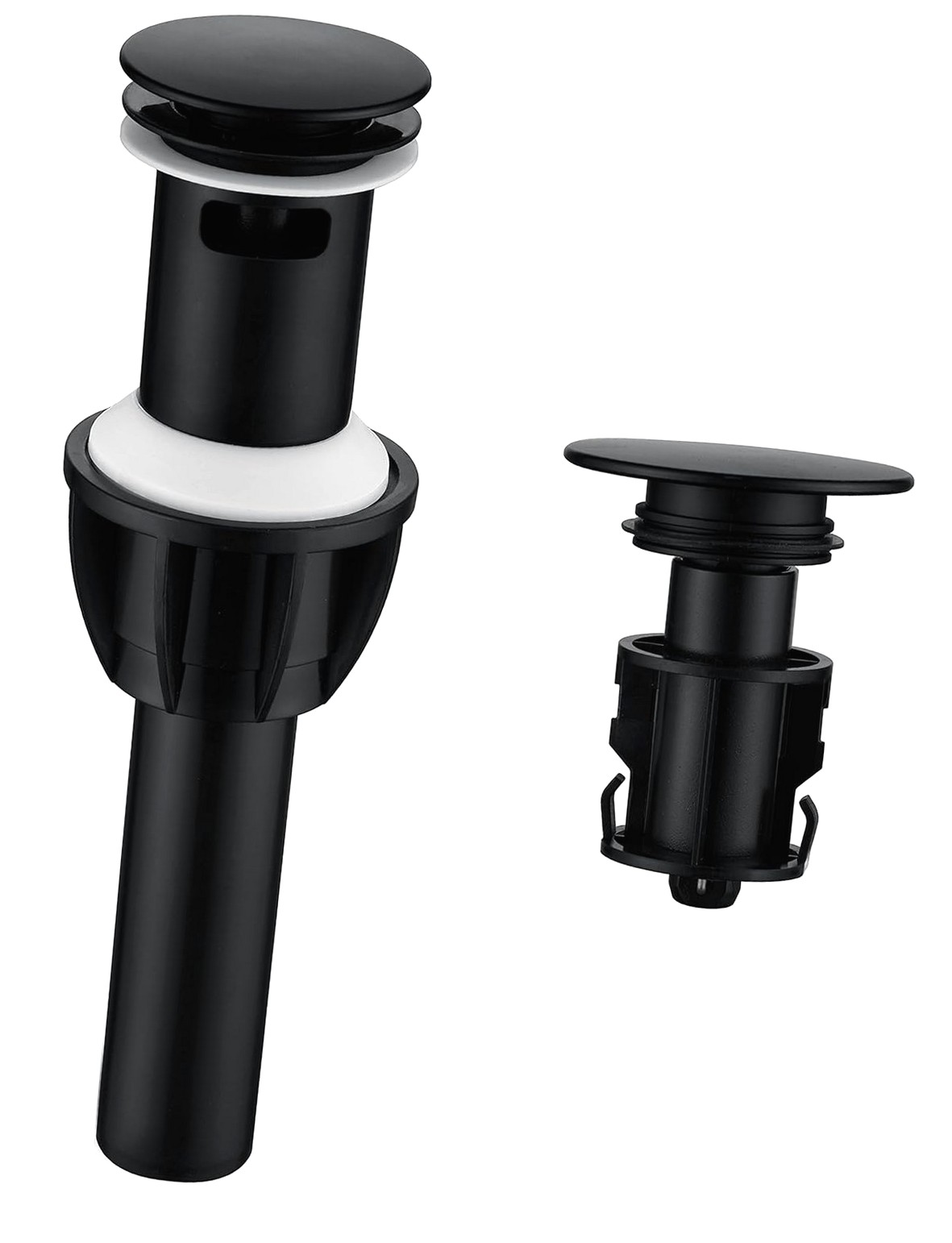 HYKE Bathroom Sink Drain with Overflow 1 3/4 Inch Bathroom Sink Stopper ...
