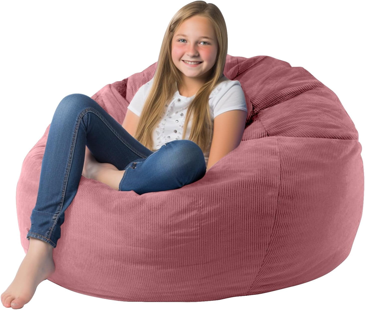 HYKE Bean Bag Cover for Organi ldren Plush Toys or Memory Foam Stuffed ...