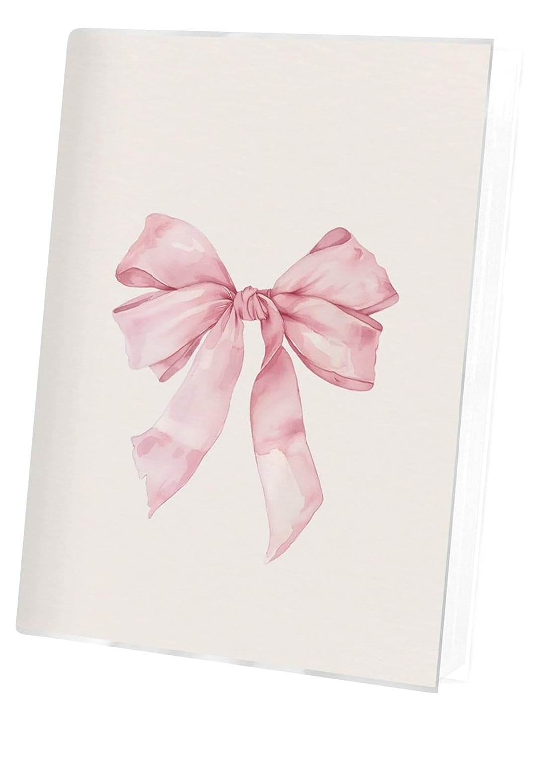 HYKE Bow Photo Album 4x6 Hold 36 Photos, Watercolor Preppy Bow ...