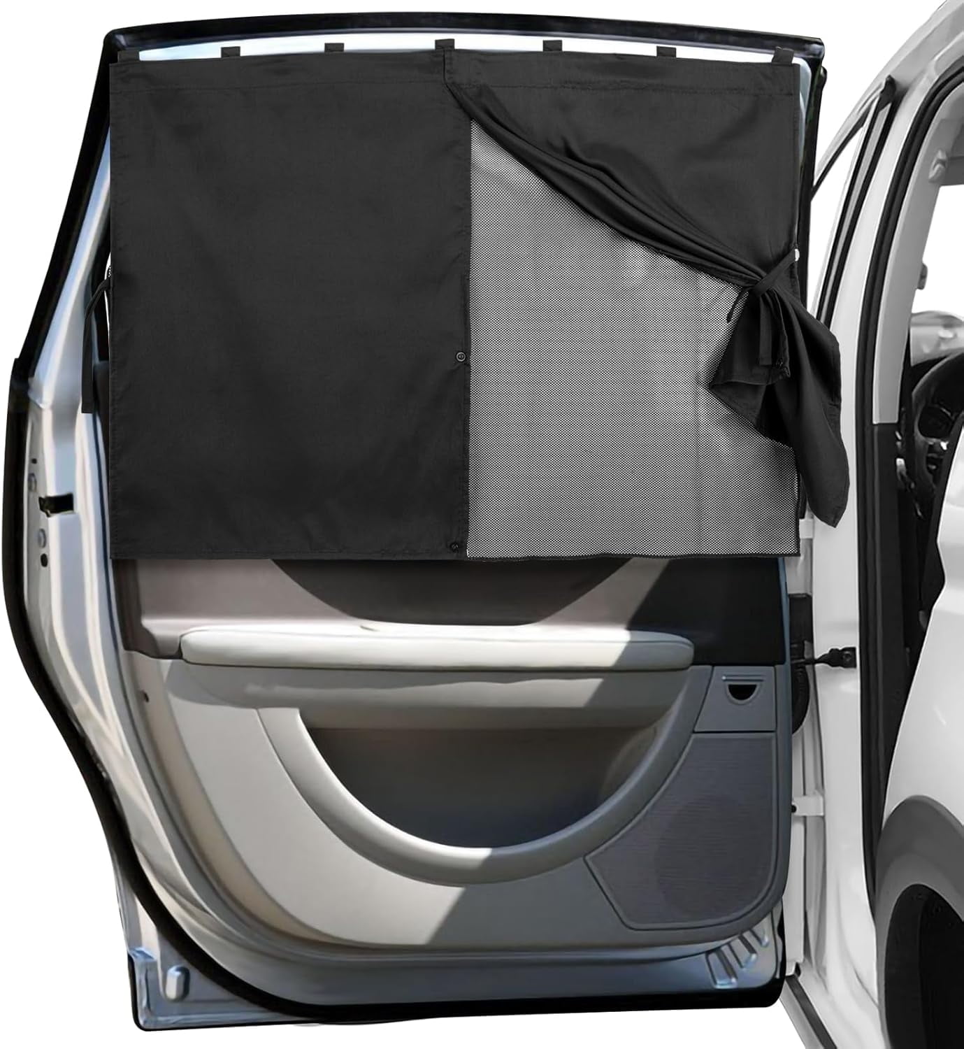 HYKE Car Window Shades, Double Layers Magnetic Car Sun Shade for Baby ...