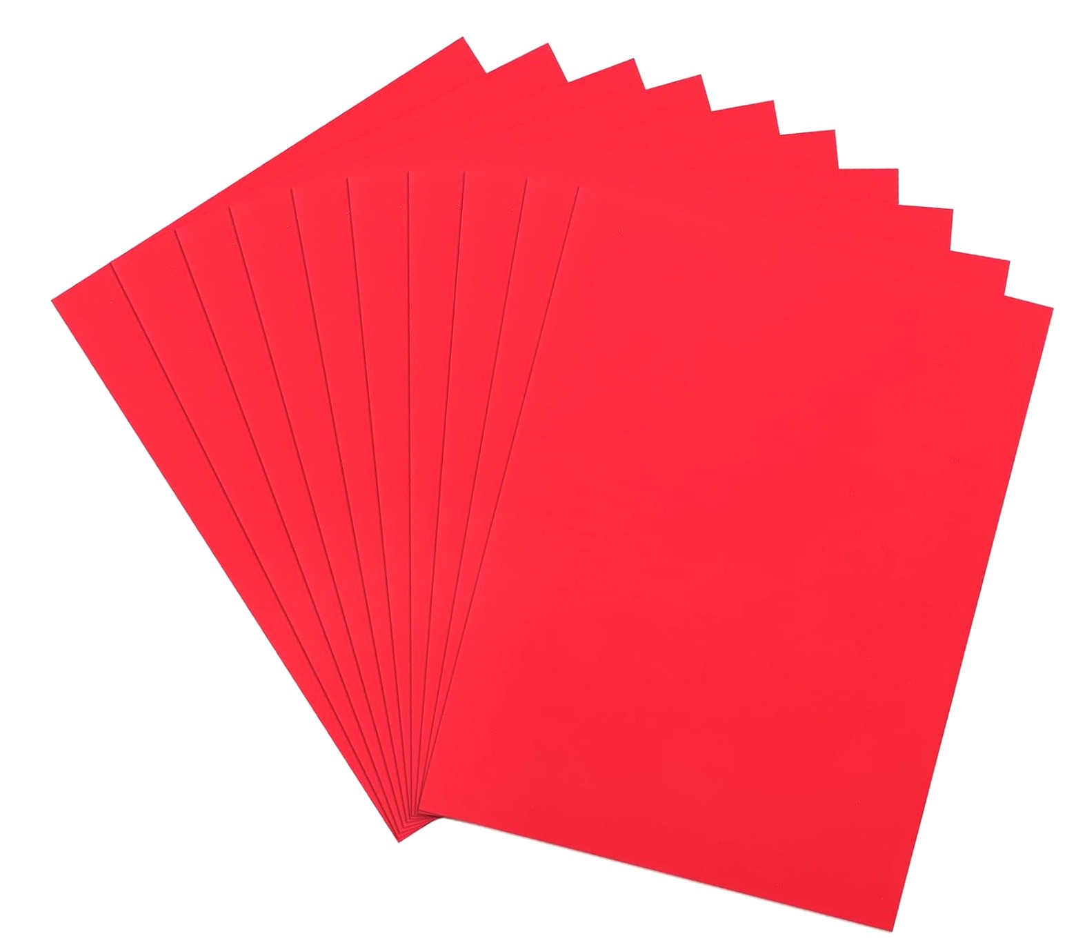 HYKE Card 40 Blank Neon Card Stock 8"x11" 250gsm Fluorescent Paper ...
