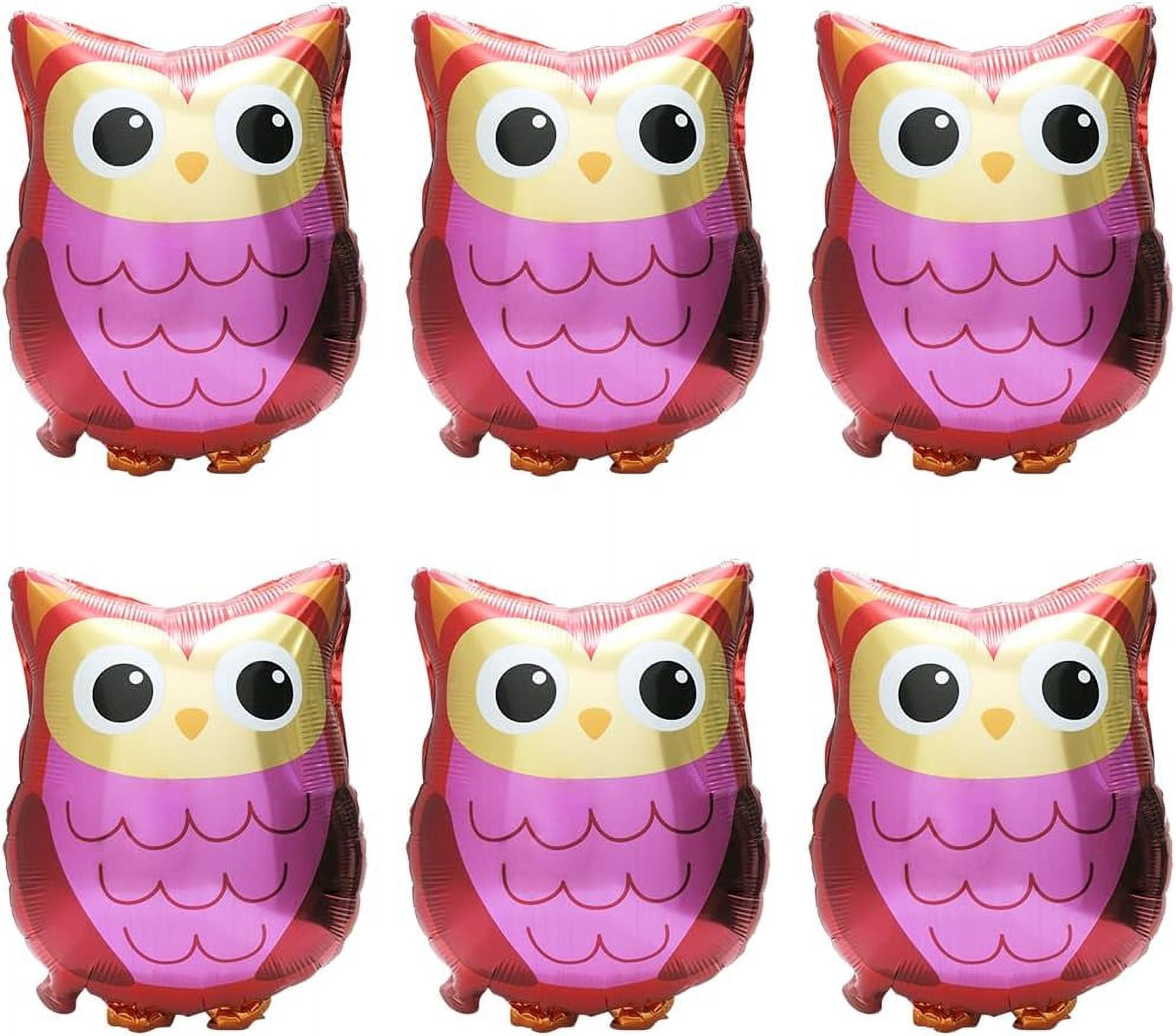 HYKE Cartoon Woodland Owl Balloon Wildlife Farm Zoo Animal Decoration ...