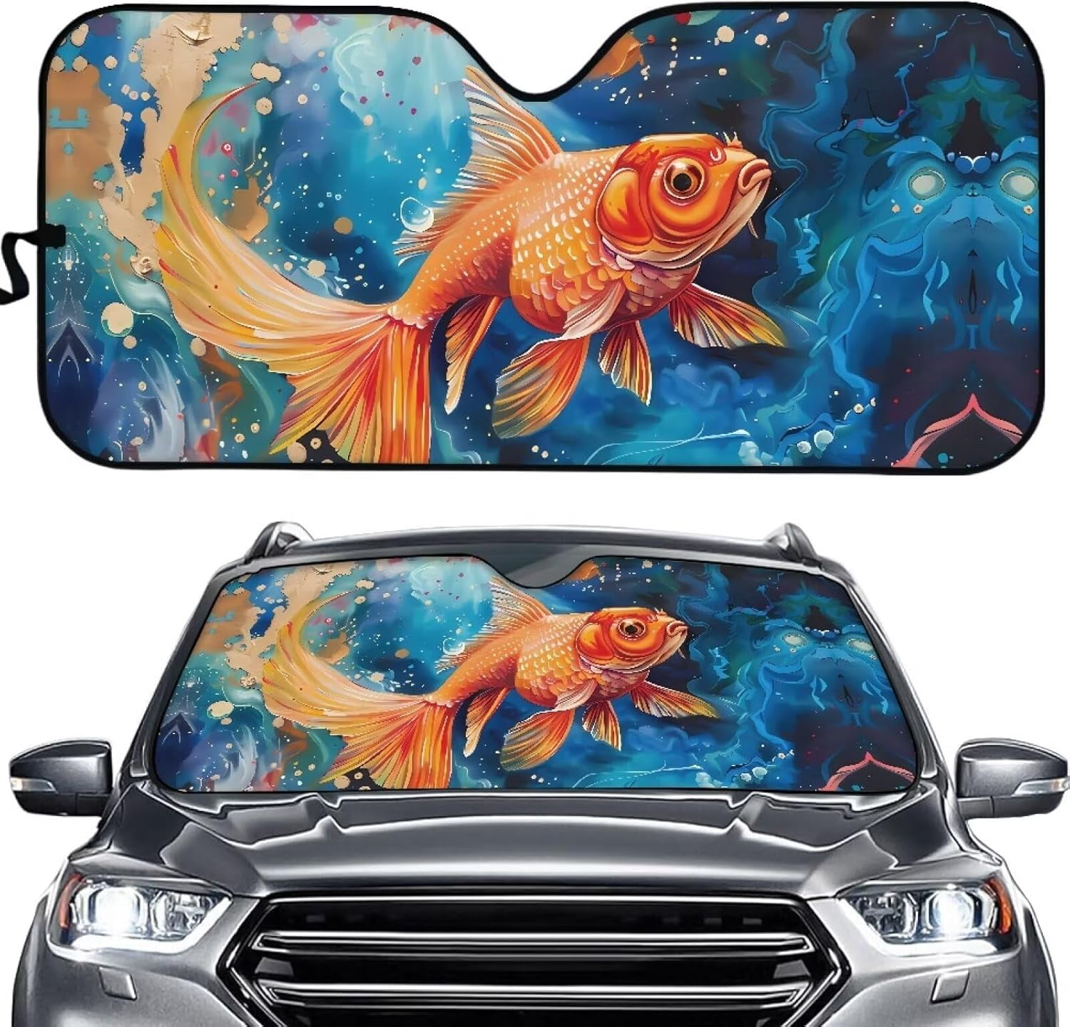 HYKE Cartoon sh Car Accessories Car Shades for Front Windows Sun Visor ...