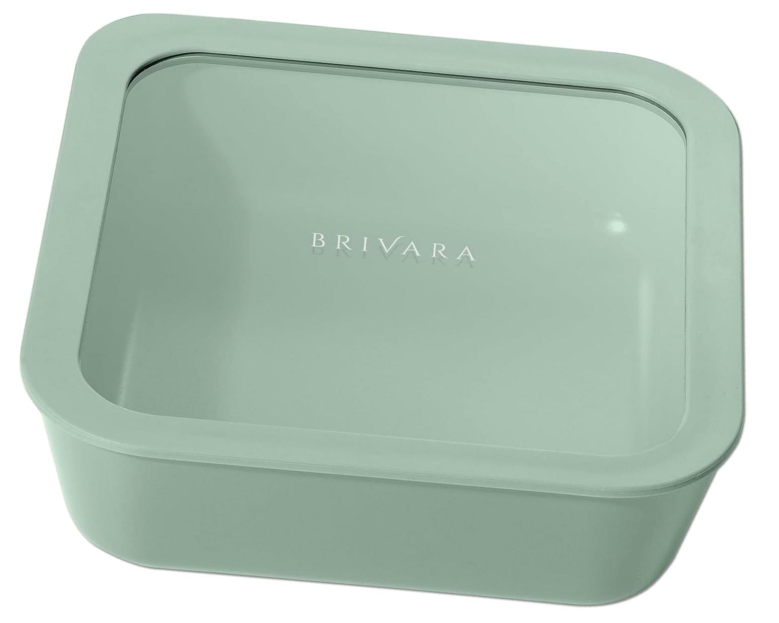 HYKE Ceramic Glass Food Storage Container | No PTFE, PFOA, PFAS, and ...