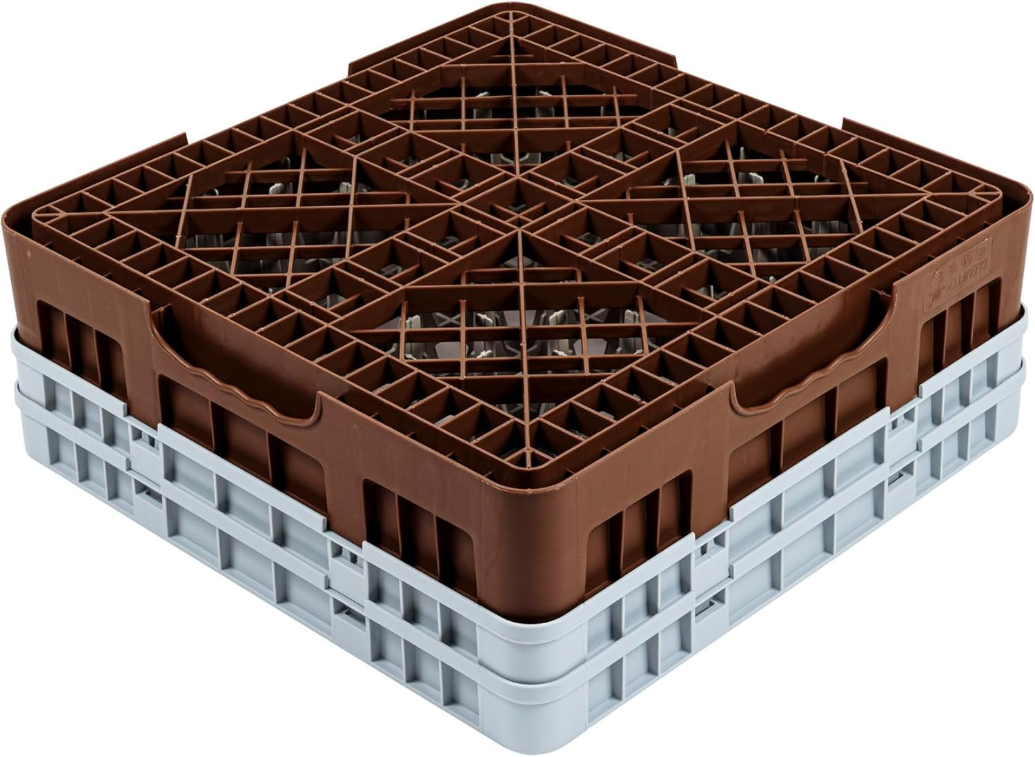 HYKE Clean T fessional 9 Compartment Glass Rack,1 Heavy Duty Durable ...