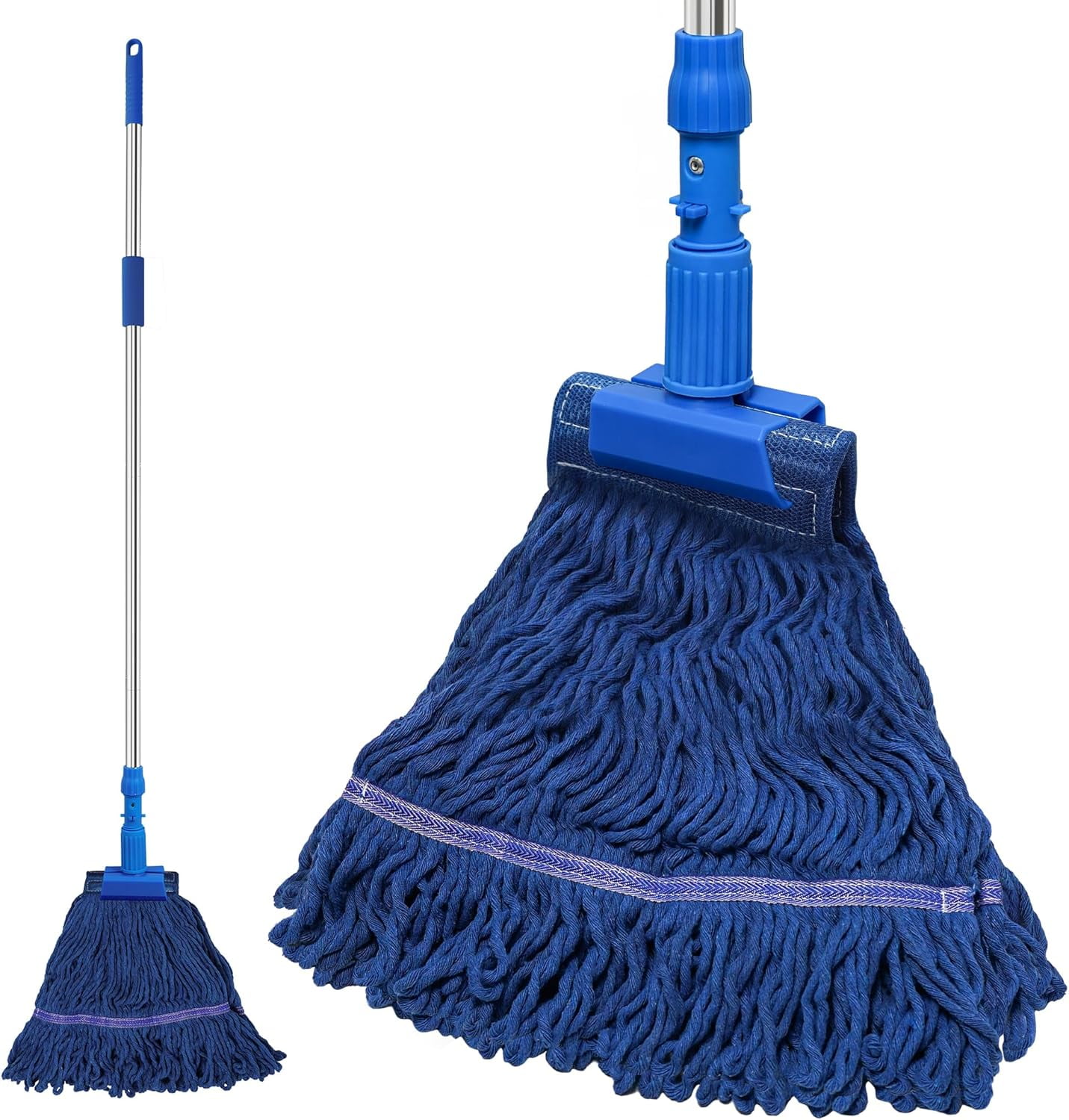 HYKE Commercial Mop for Floor Cleaning, Heavy Duty Industrial Mops with ...