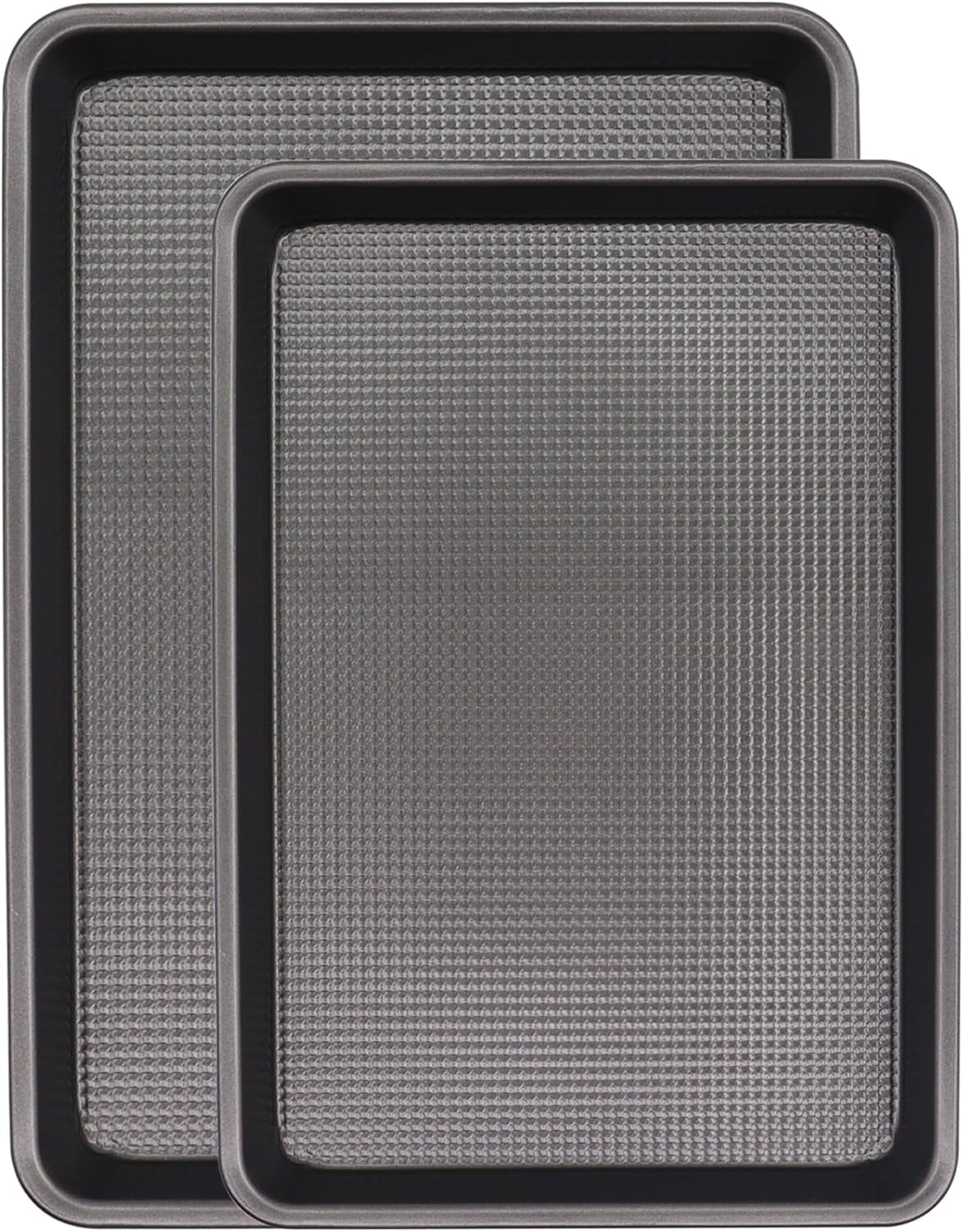 HYKE Cookie Sheets for Ba Nonstick,Ba Sheet Pan Set,Quarter/Jelly Roll ...