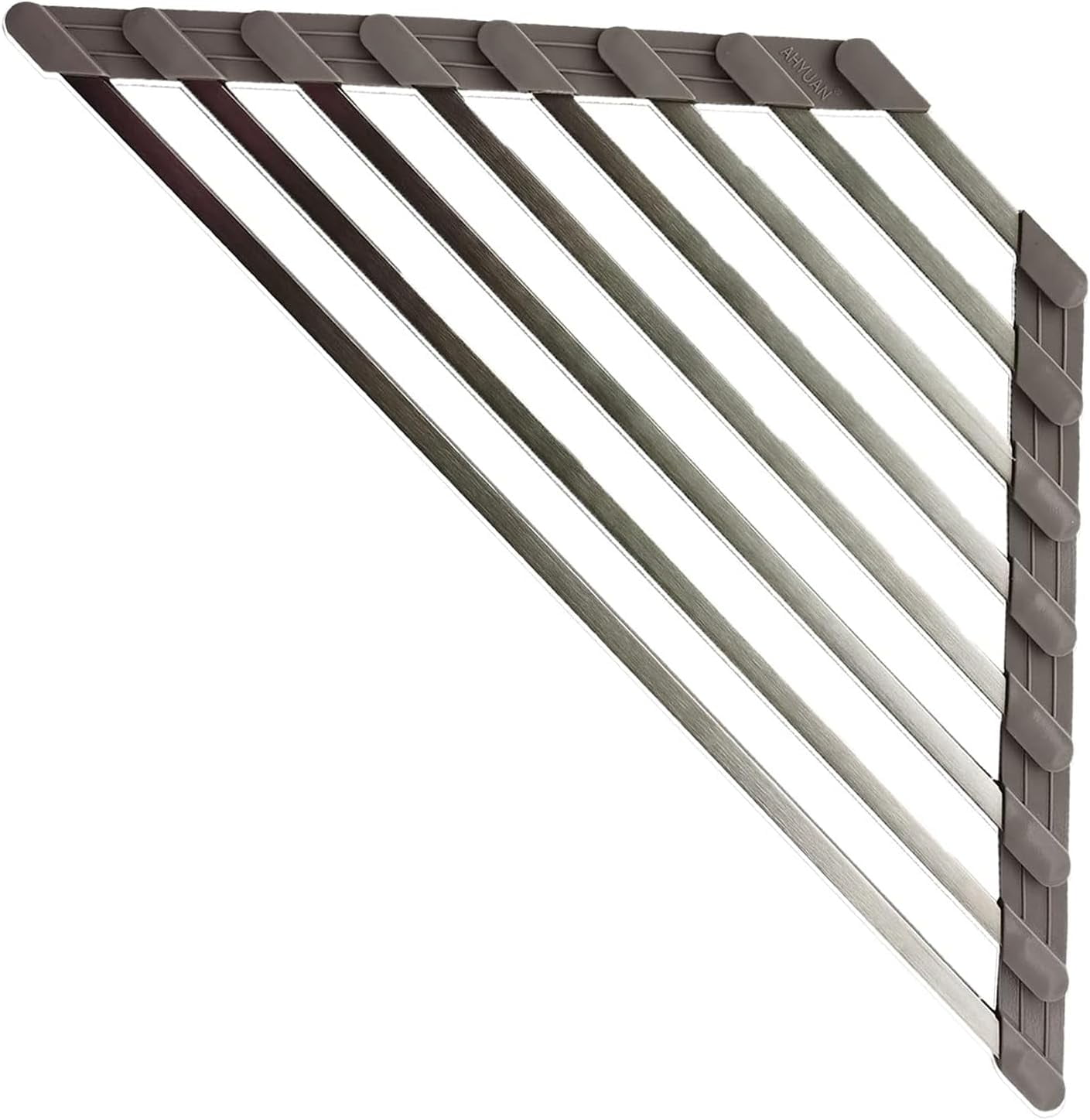 HYKE Corner Sink Dish Drainer Over The Sink Dish Drying Rack Corner ...