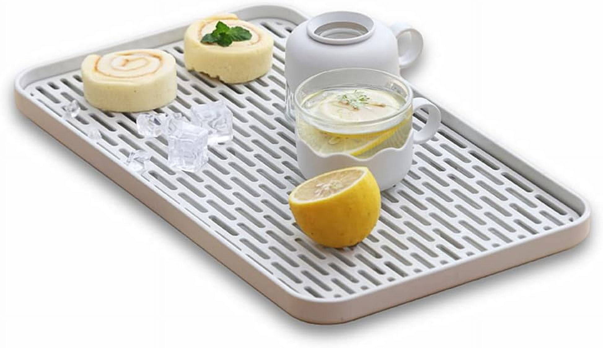 HYKE Cup Drying Rack & Dish Drying Tray, Drain Board for Small en Sink ...