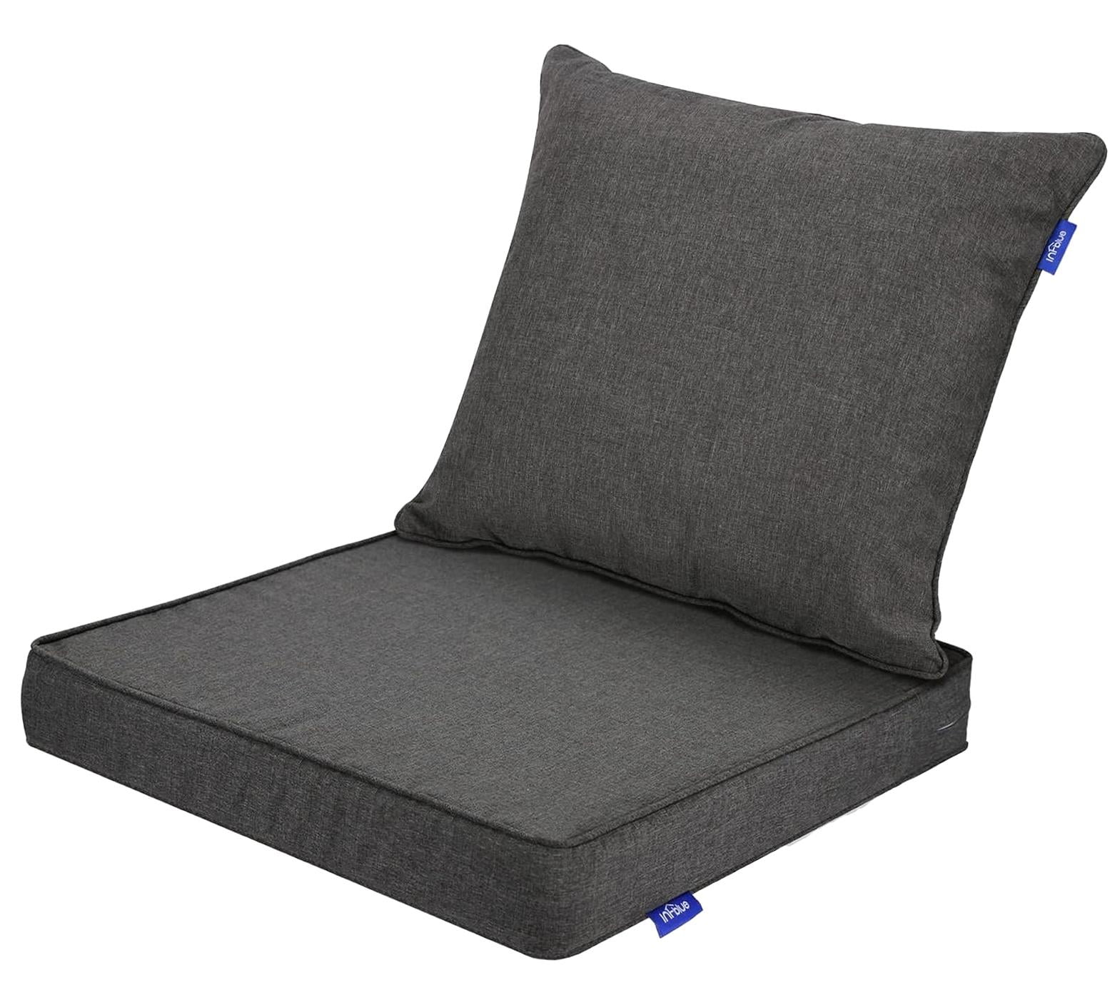 HYKE Deep Seating Chair Seat and Back Set, 22'' x 24'' Deep Seat ...