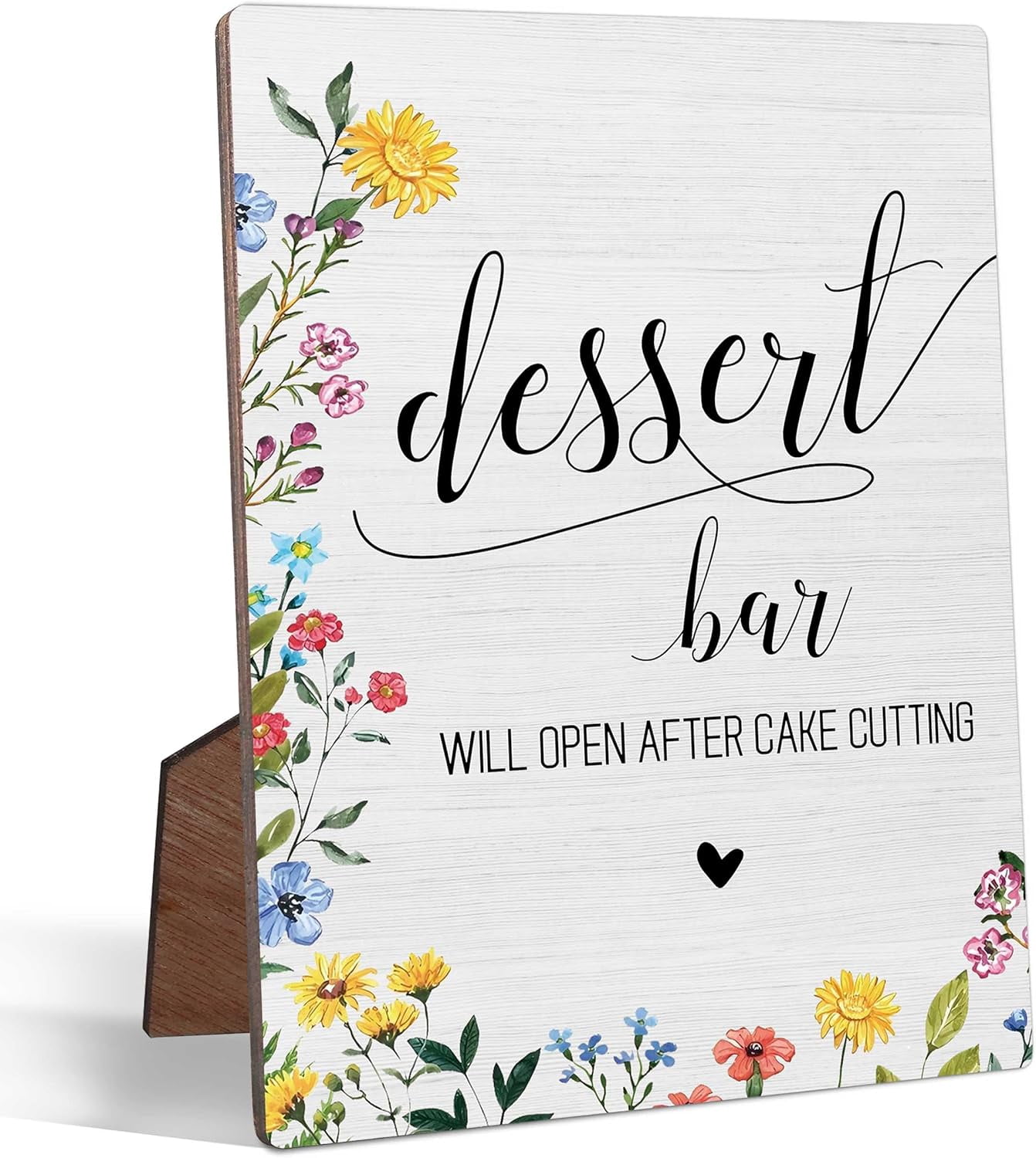 HYKE Dessert Bar Wedding Signs for Ceremony and Reception, 5x7 Inch ...
