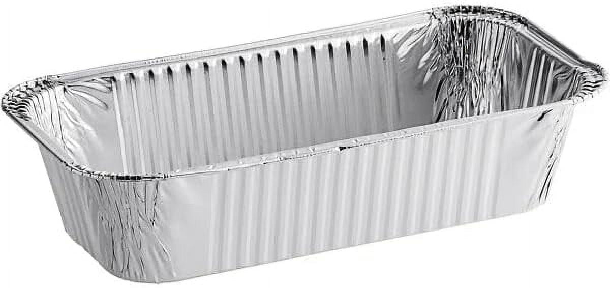 HYKE Disposable Aluminum 5lb Rectangular Loaf Pans Without Lid For ...