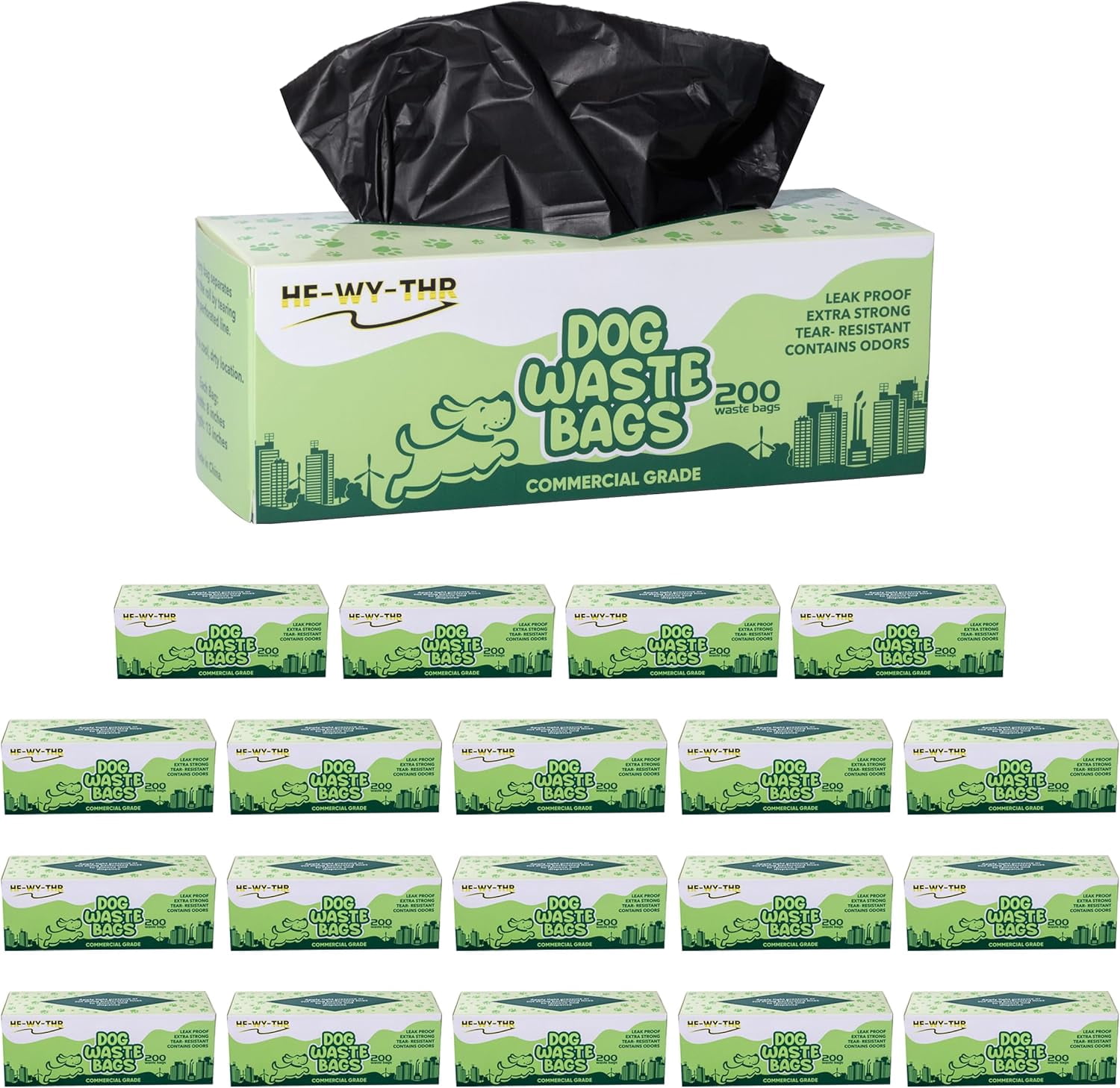 HYKE Dog Waste Bags 2000 Count - Poop Bags for Dog | Dog Poop Bags ...