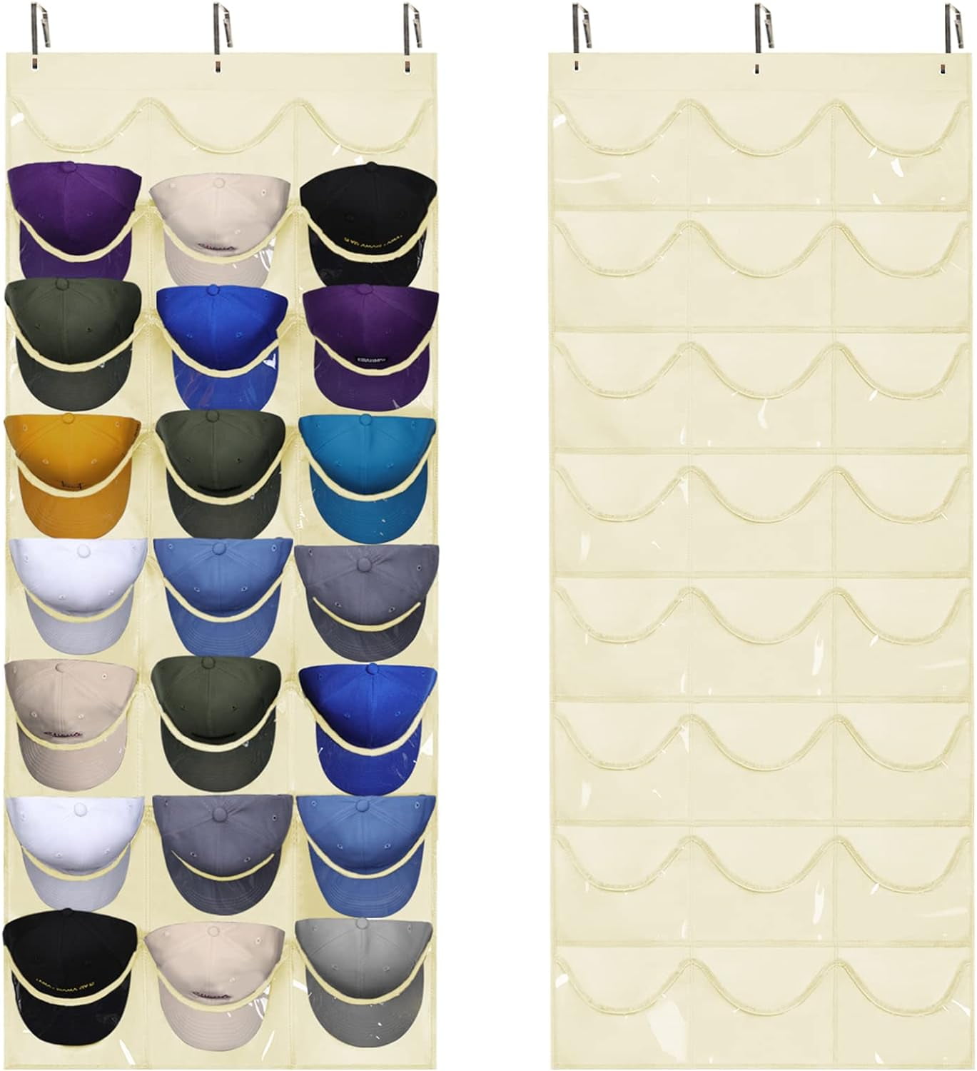 HYKE Dolachy Hat Rack - Hat Organizer - Hat Racks for Baseball Caps ...
