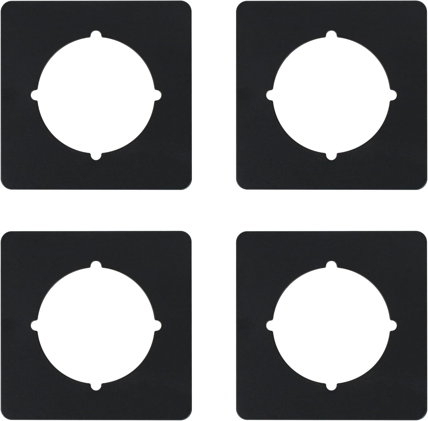 HYKE Door Knob Scar Plate Square,Scar Plate for Door Knob Black,ts ...