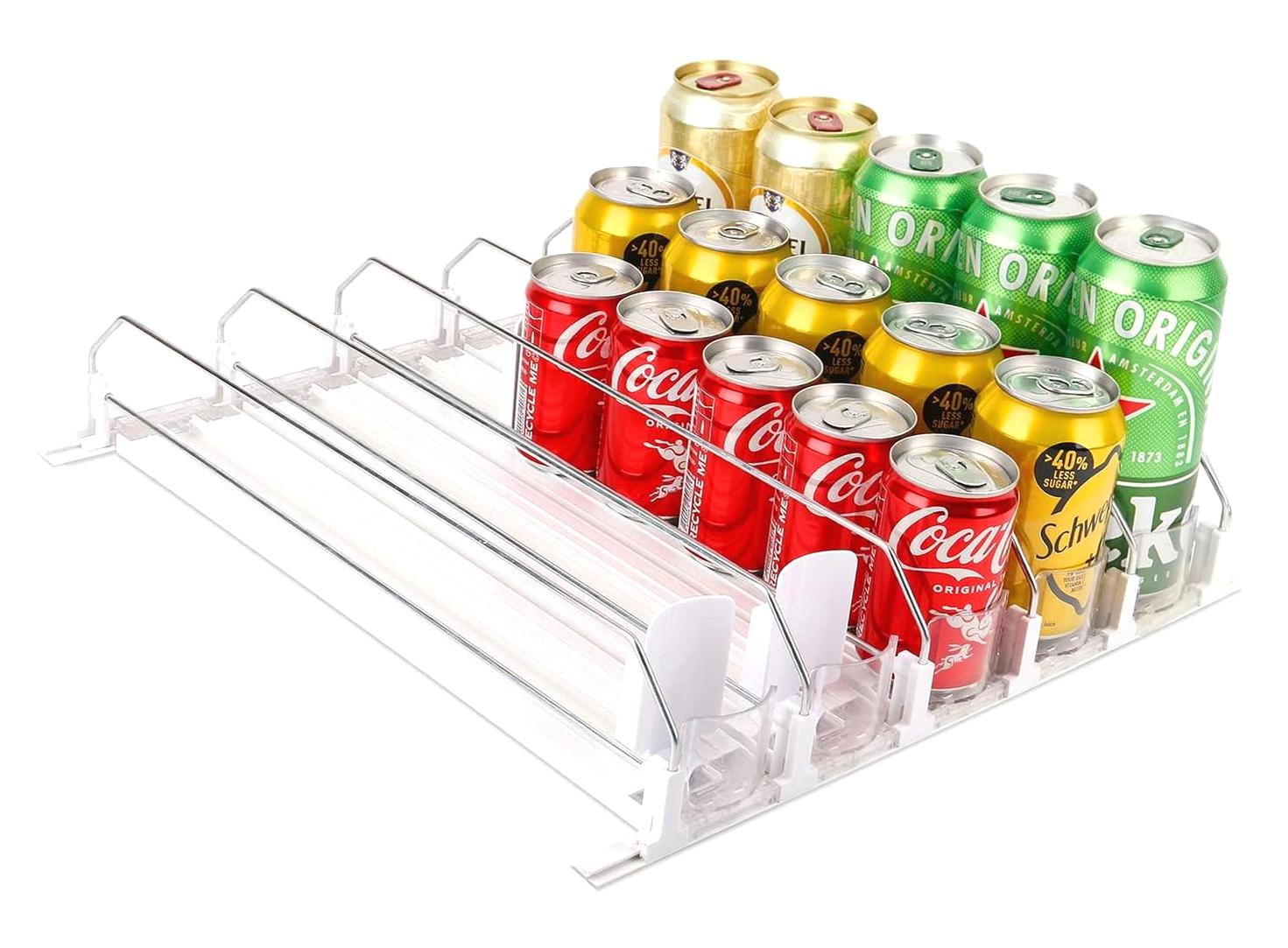HYKE Drink Dispenser for Fridge, Soda Can Organizer for Refrigerator ...
