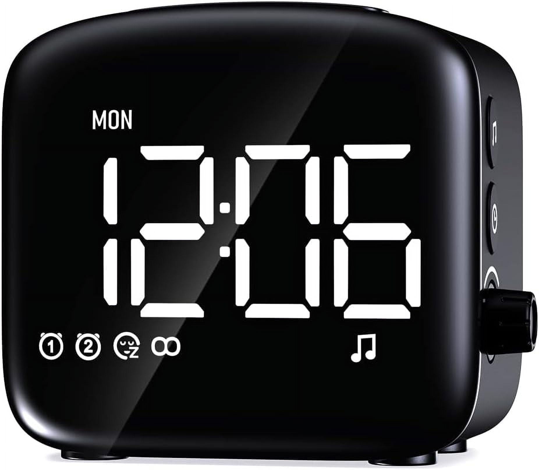 HYKE Easysp Digital Wake Up Alarm Clock with Big LED Display 27 ...