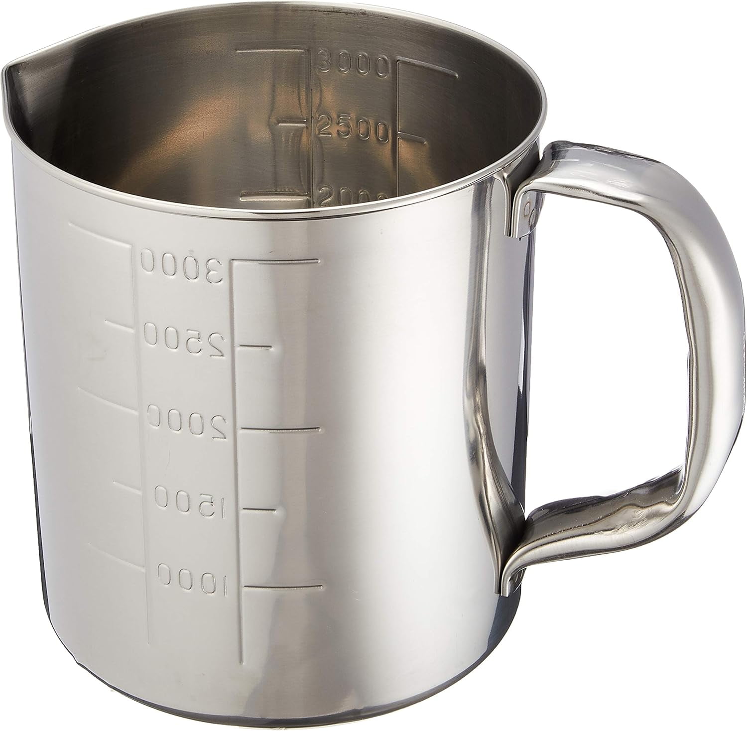 HYKE Endo Shoji TKG BMZ01003 Water Trout, Measuring Cup, 1.9 gal (3 L), Stainless Steel, Rust ...