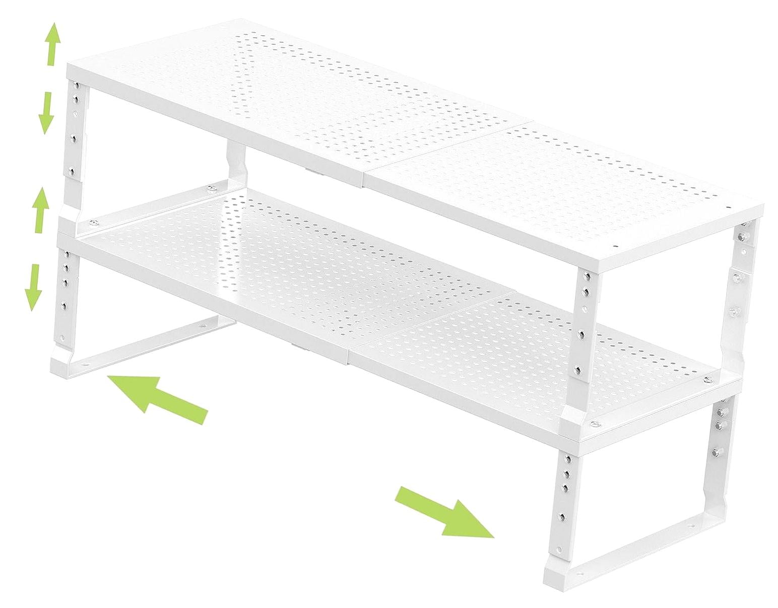 HYKE Expandable Adjustable Stackable Kitchen Organizer, Spice Rack ...