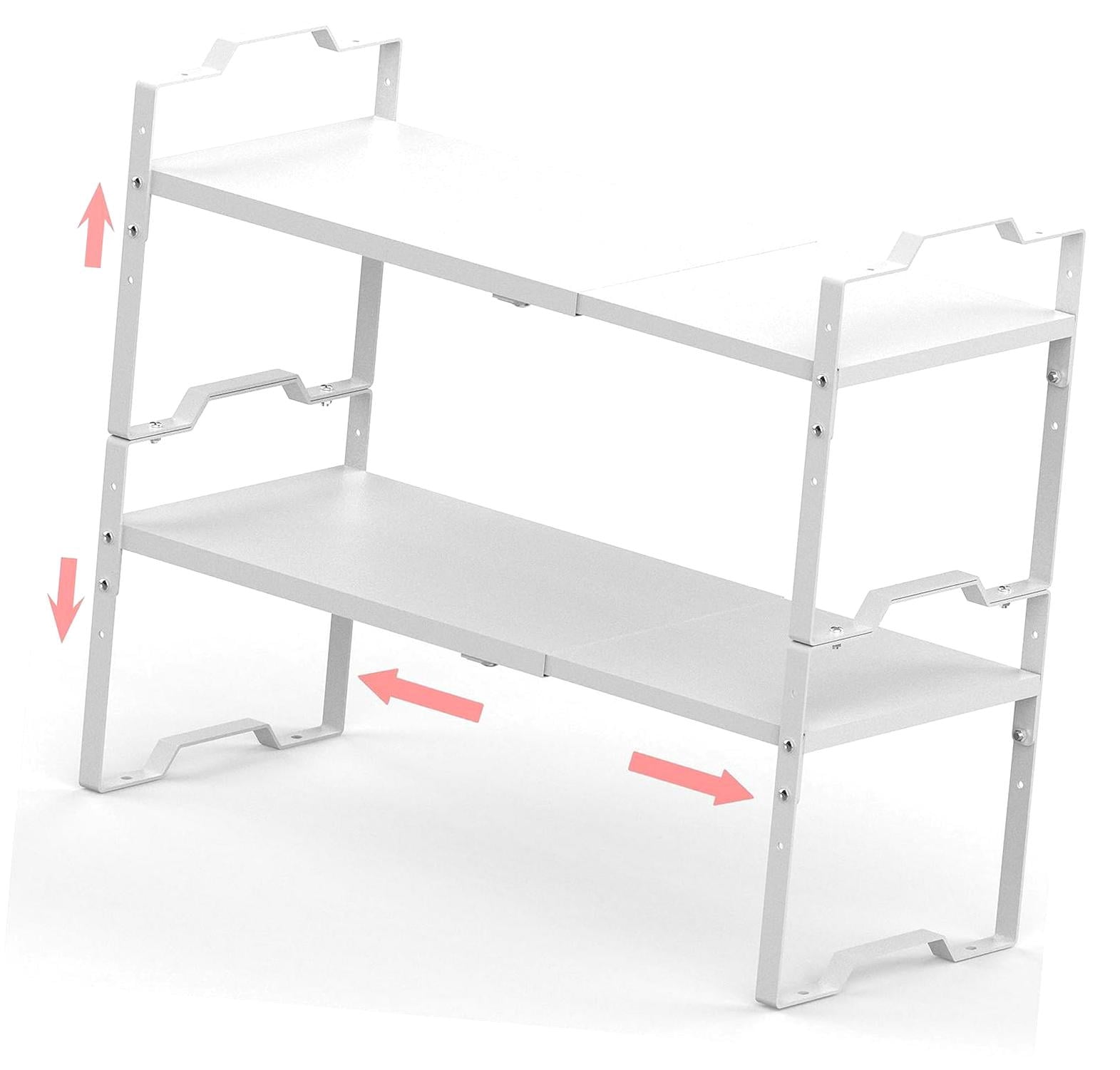 HYKE Expandable Shelf for Cabinet Organizer Adjustable Stackable Spice ...