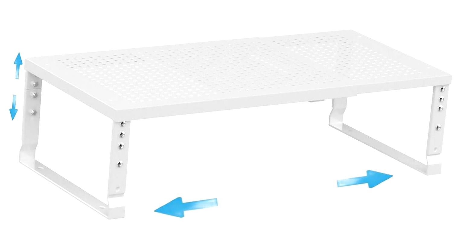 HYKE Expandable Spice Rack Kitchen Cabinet Shelf Organizer, Stackable ...