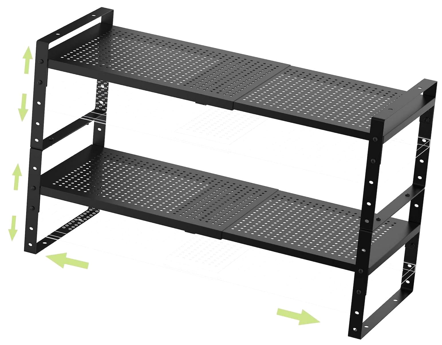 HYKE Expandable Stackable Aadjustable Spice Rack Pantry Shelf for ...