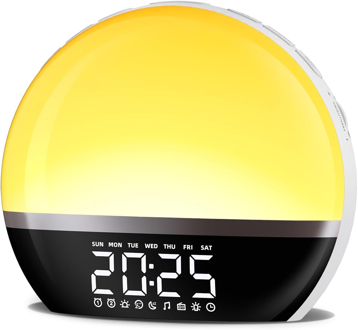 HYKE FM Radio Sunrise Alarm Clock Sound Mane Wake-Up Light Sunrise ...