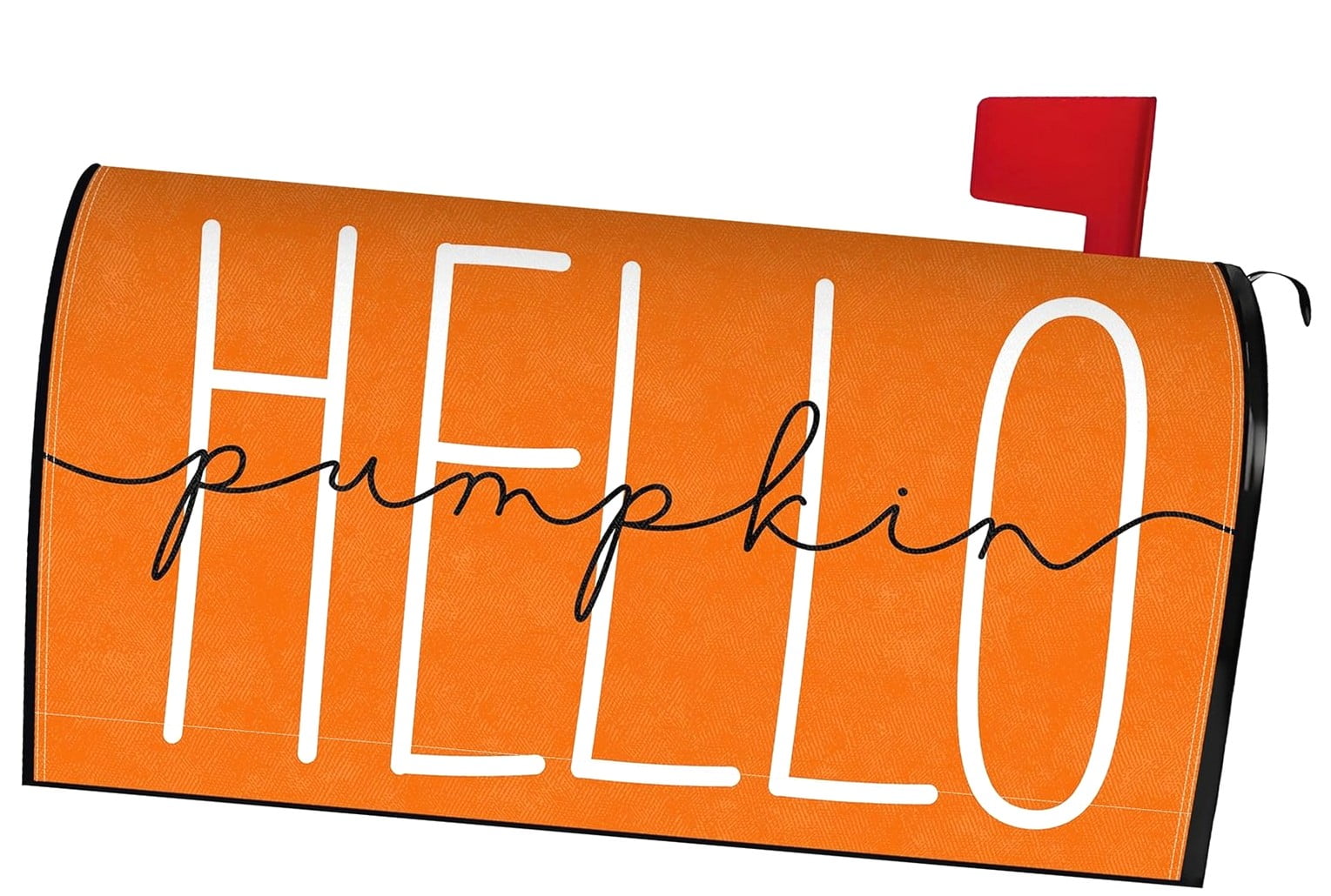 HYKE Fall Mailbox Cover .5x21 Inch, Hello Pumpkin Post Letter Box ...