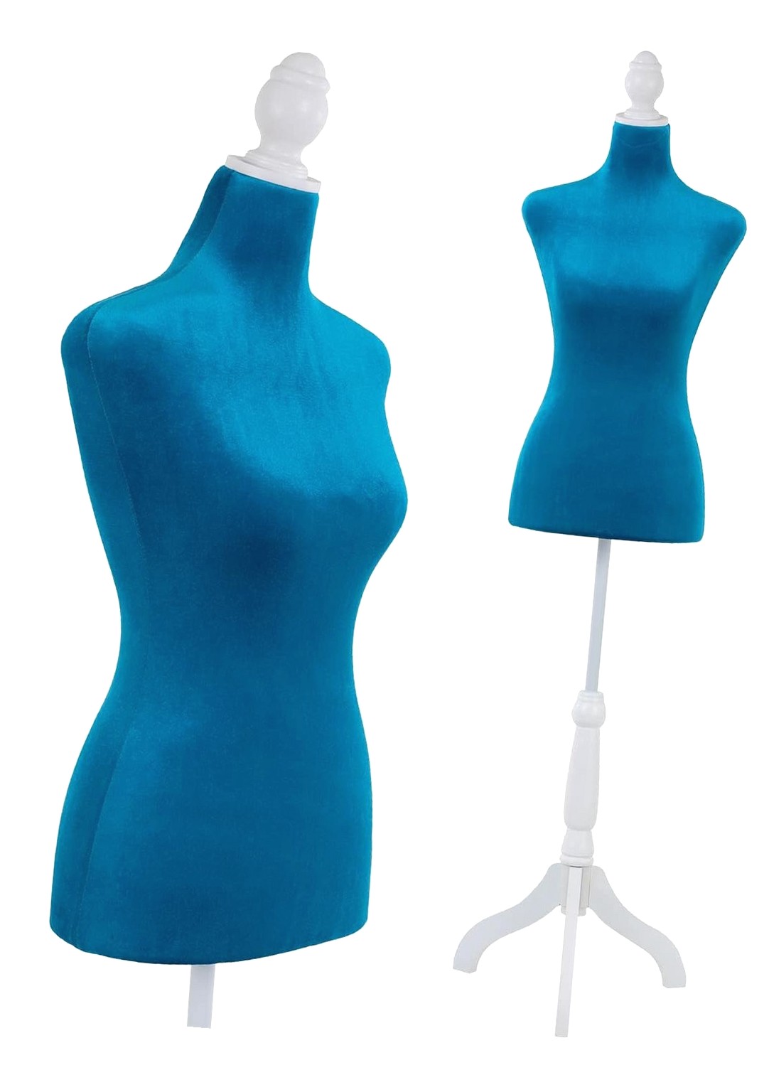 HYKE Female Mannequin Torso Dress Form for Sewing, 59"-67.32" Height 15 ...