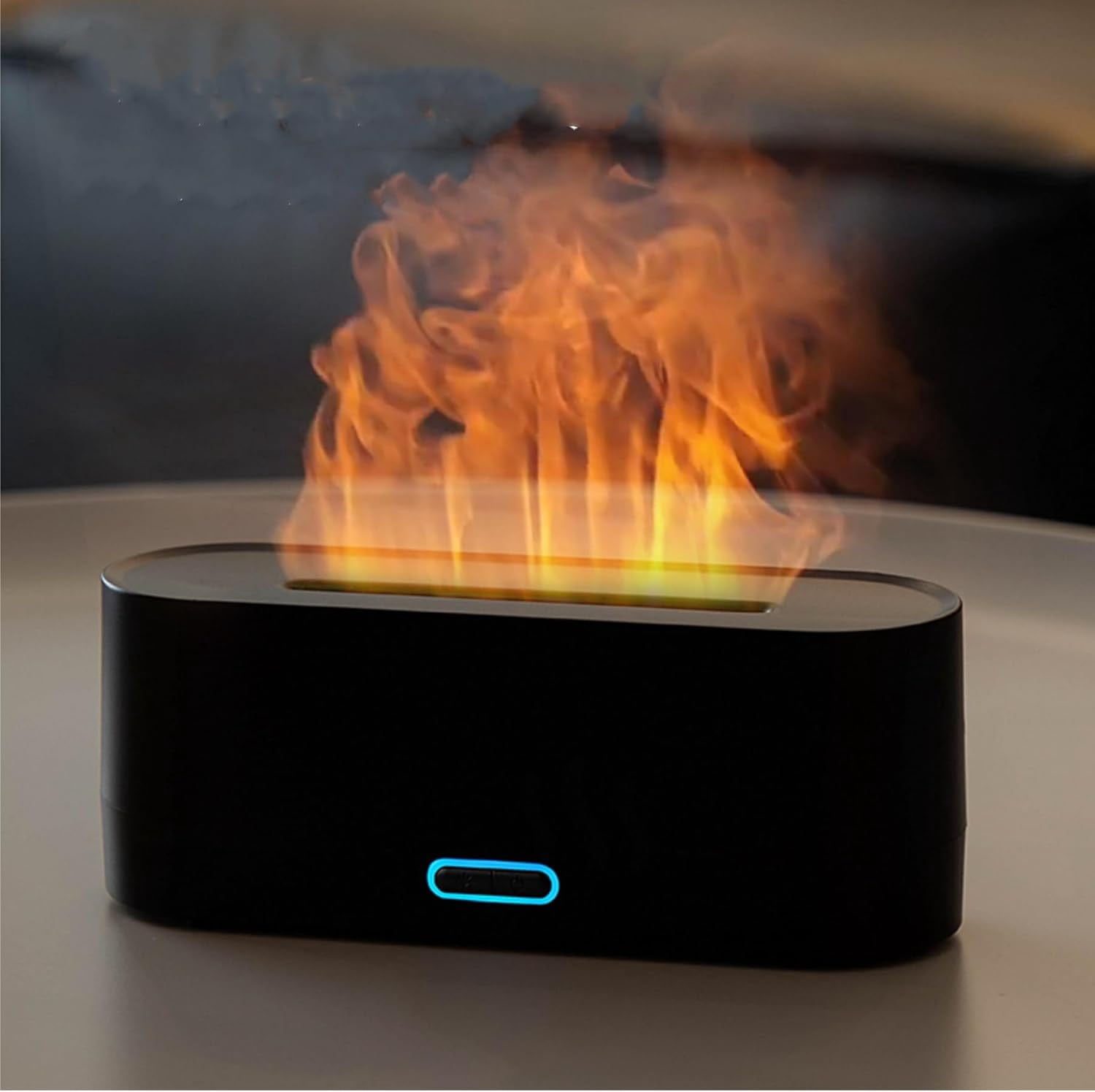 HYKE Flame Diffuser Humidier, Essential Oil Diffusers 160ml with 7 ...