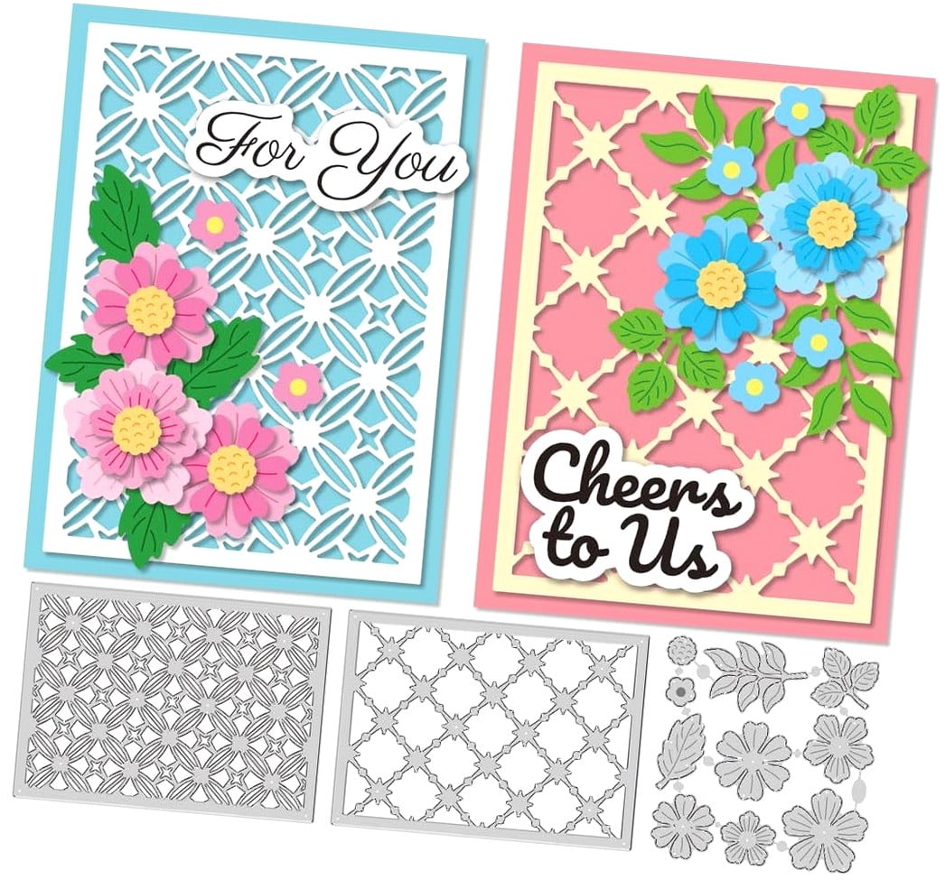 HYKE Frame Card Making Die Stencil Carbon Steel Die Cuts Card ...