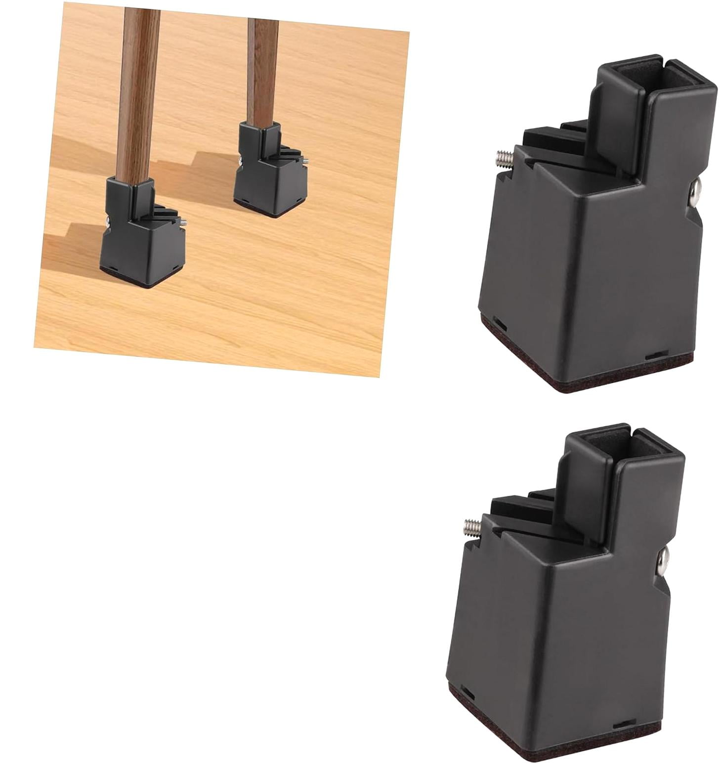 HYKE Furniture Supports, 4 Inch Sofa Supports Set of 4, Square Couch ...