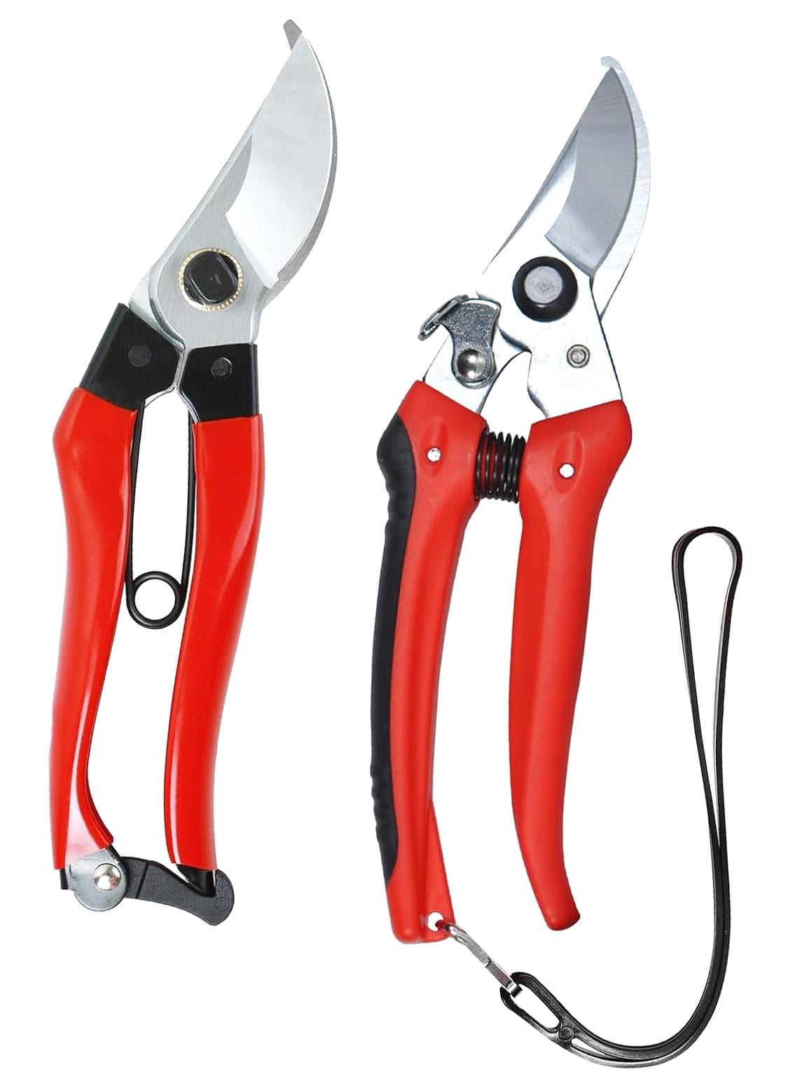 HYKE Garden Pruning Shears Set of 3, Including 2 Bypass Pruners and 1 ...