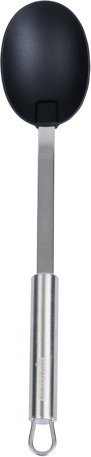 HYKE -German Standard Basting Spoon, 1 Heavy-Duty Solid Serving Spoon - Ergonomic Stainless ...