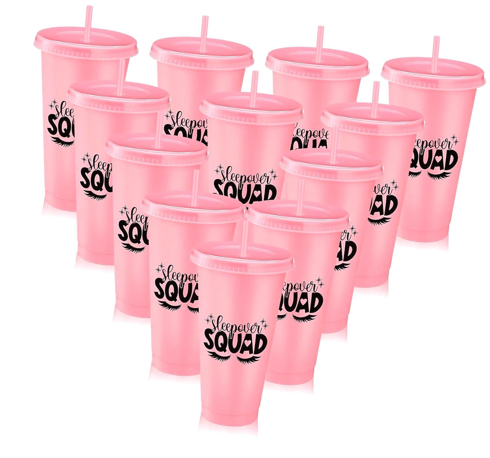 HYKE Girls' Sleepover Party Essentials Sleepover Squad Tumblers with ...