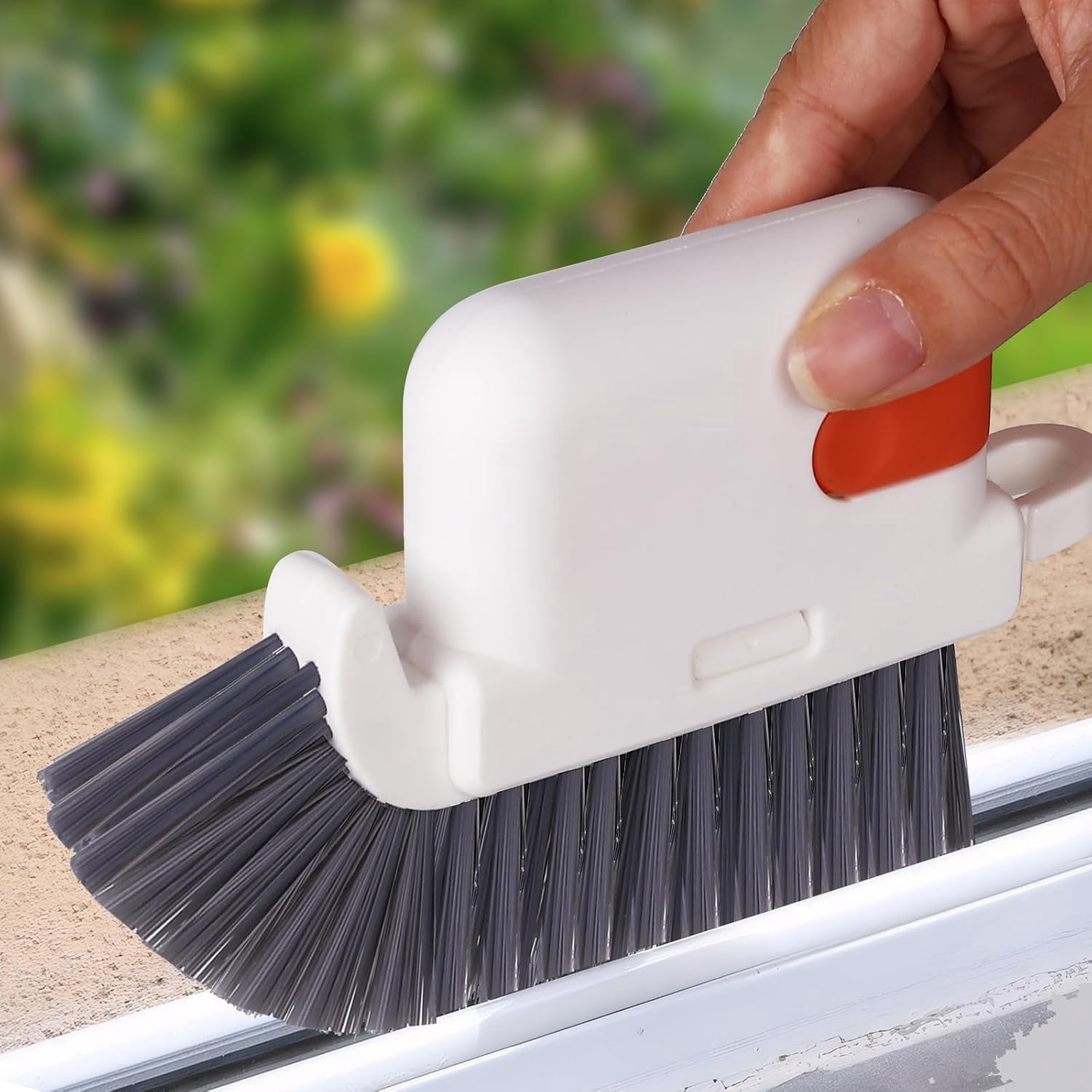 HYKE Groove Cleaning Brush Windows, 3 in 1 Track Grout Cleaning Tools ...