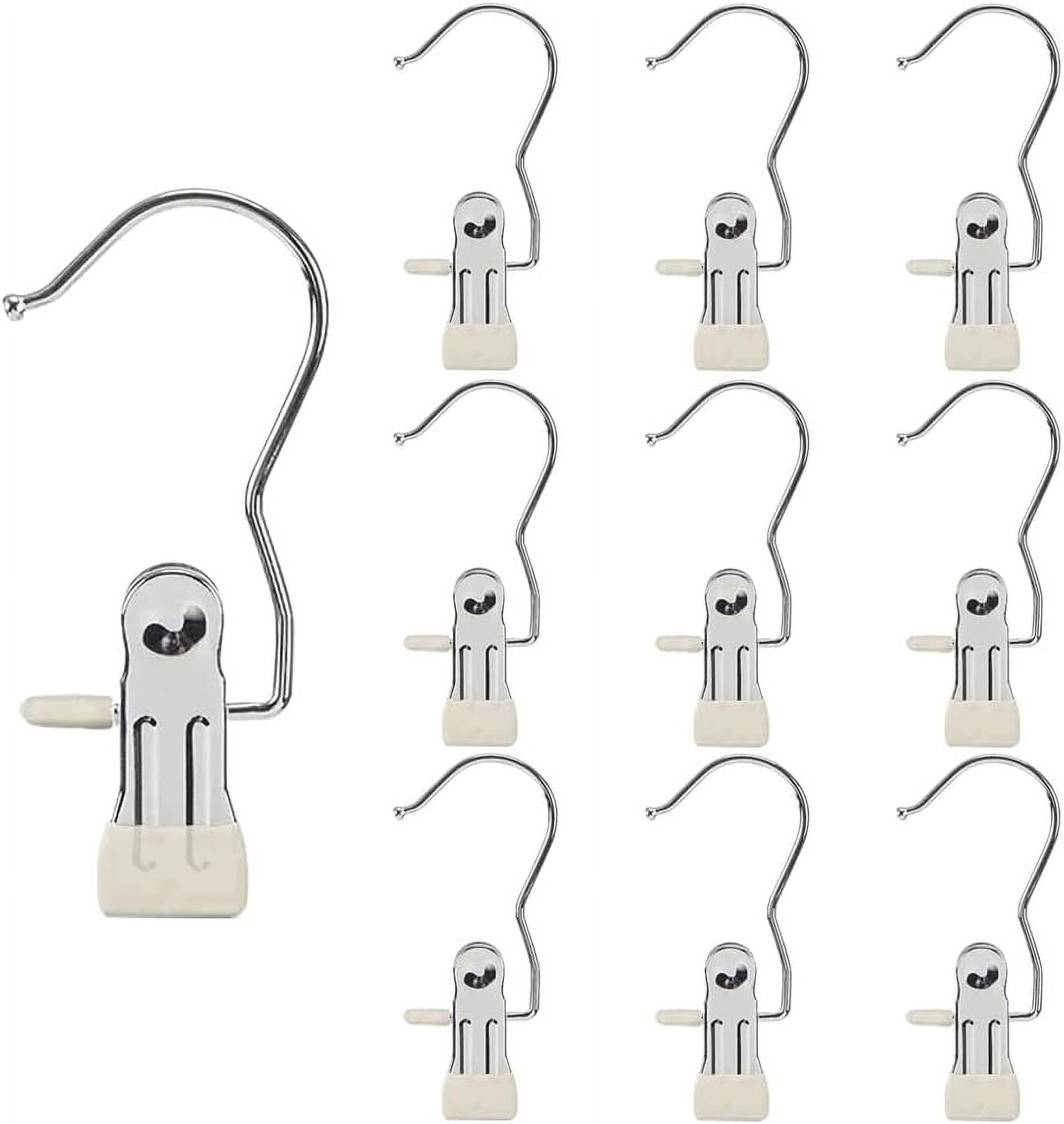 HYKE Hangers Clips,Stainless Hooks for Closet Hooks,Laundry Hanging ...