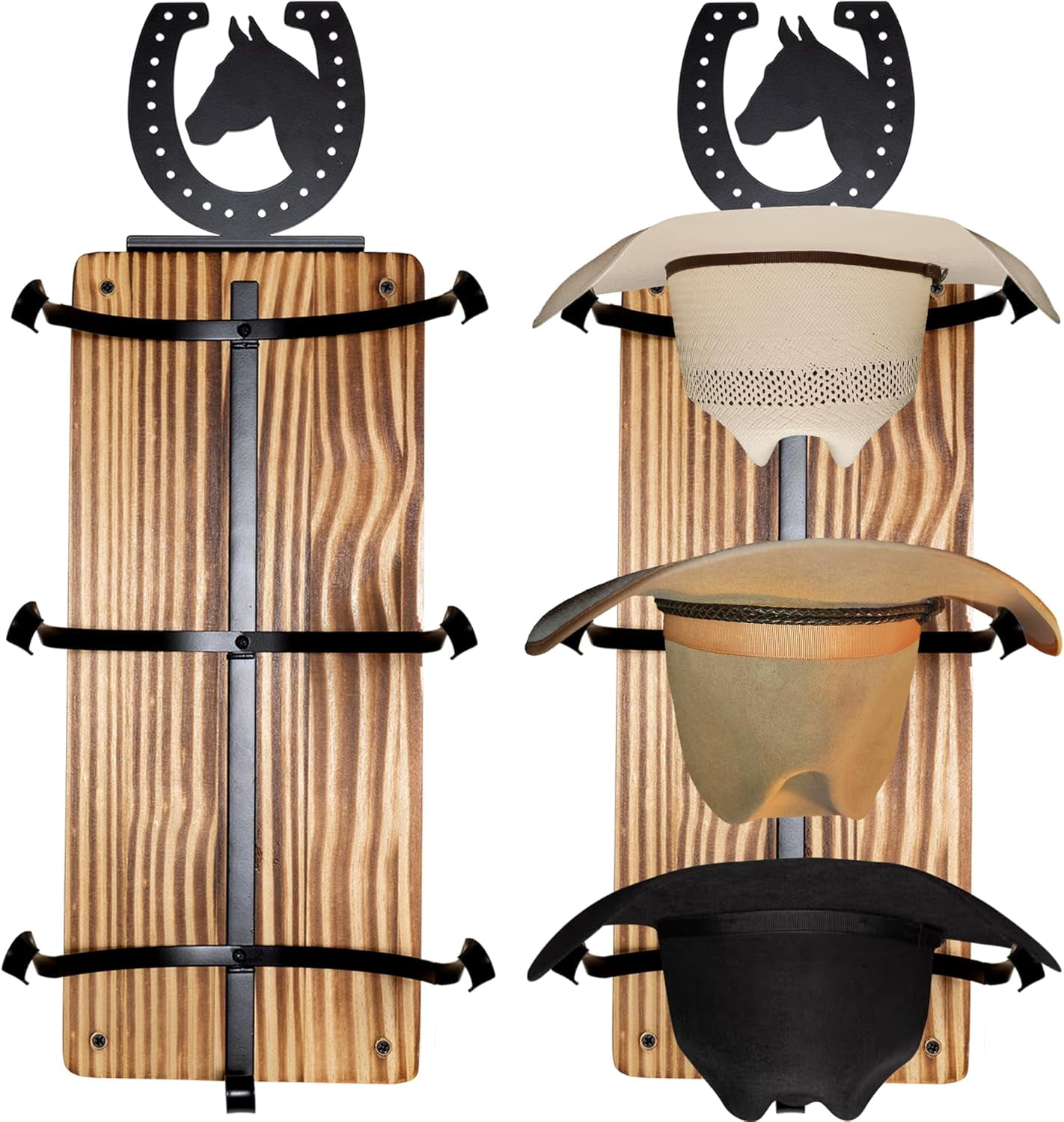 HYKE Hat Holder-Solid Pine Wood Hat Rack for Wall | Handcrafted ...