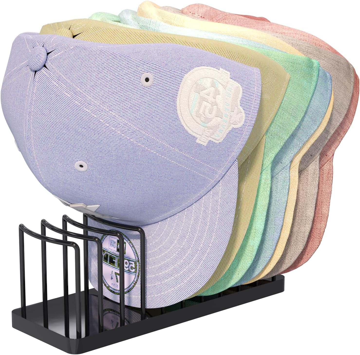 HYKE Hat Organizer for Baseball Caps, Hat Holder for 10 Baseball Caps ...