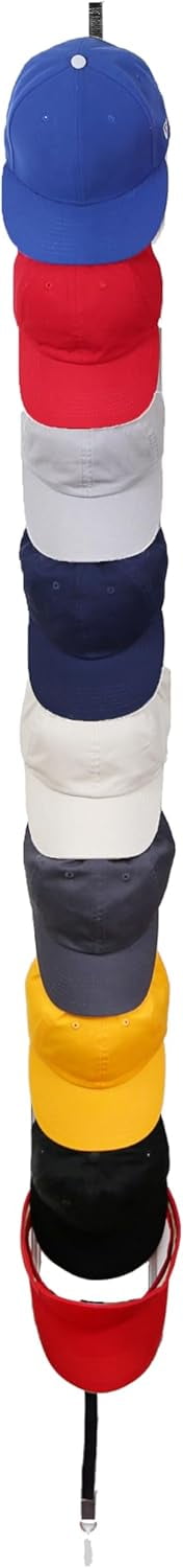 HYKE Hat Organizer CapRack | Over-The-Door Hat Rack and Organizer ...