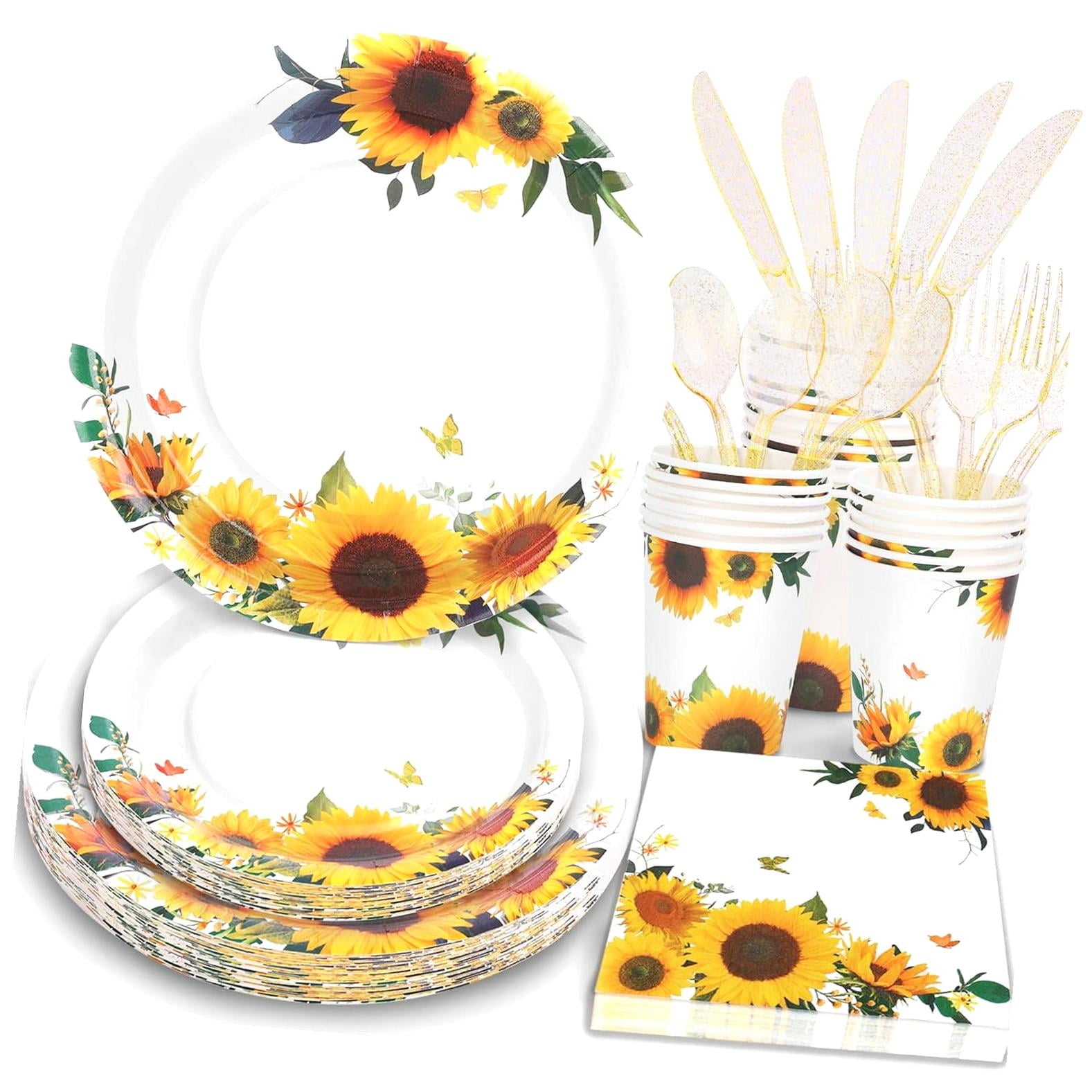 HYKE Hawaiian Luau Party Decorations- Aloha Plates and Napkins Party ...