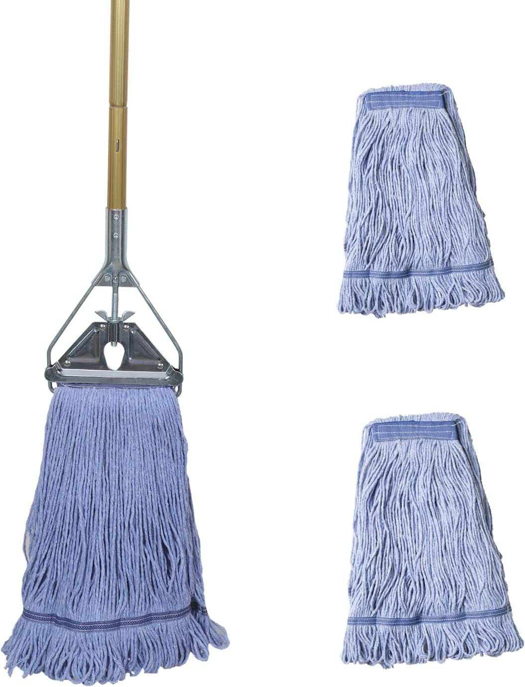 HYKE Heavy Duty Commercial Industrial Mop ,58" Looped-End String Wet Cn ...
