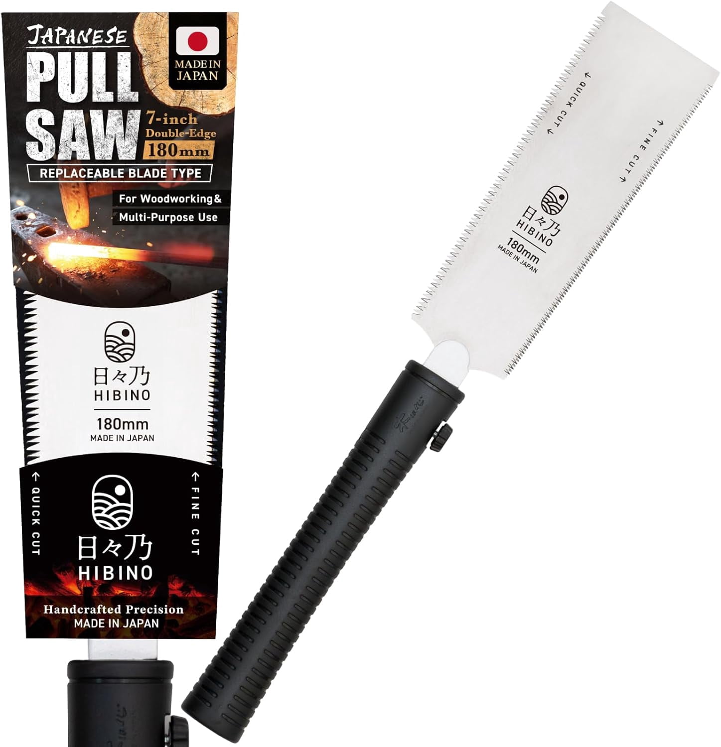 HYKE Japanese Pull Saw 7\u201d Ryoba Hand Saw | Quick-Cut & ne-Cut ...