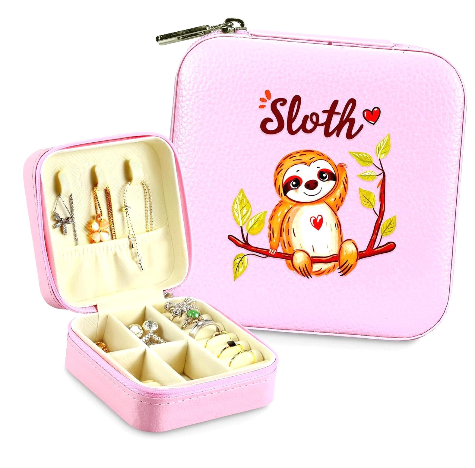 HYKE Jewelry Box, Sloth For Teens Teenage Girls Age 6 7 8 9 10 11 12 ...