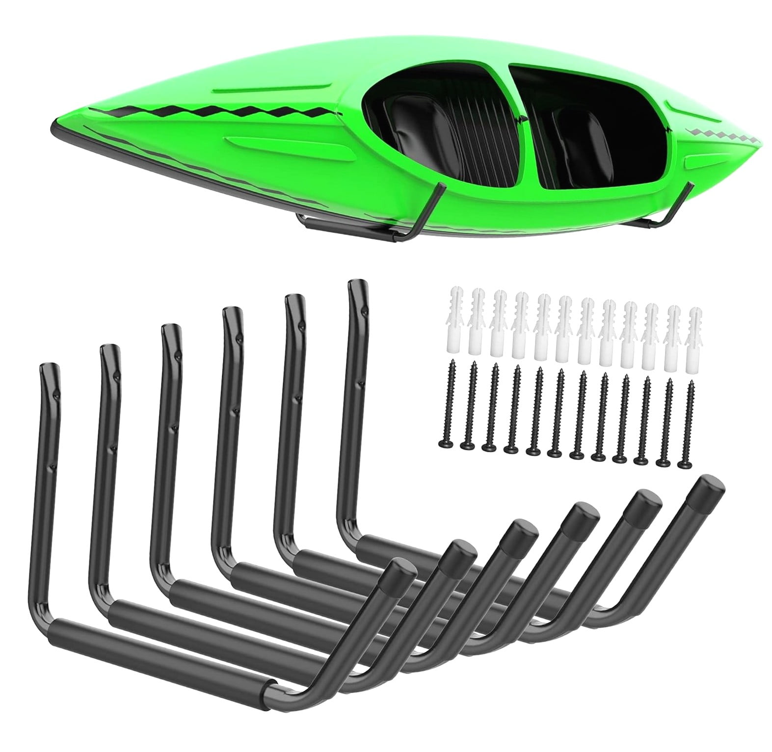 HYKE Kayak Wall Mount, Wall Mount Kayak Holder for Garage Utility ...