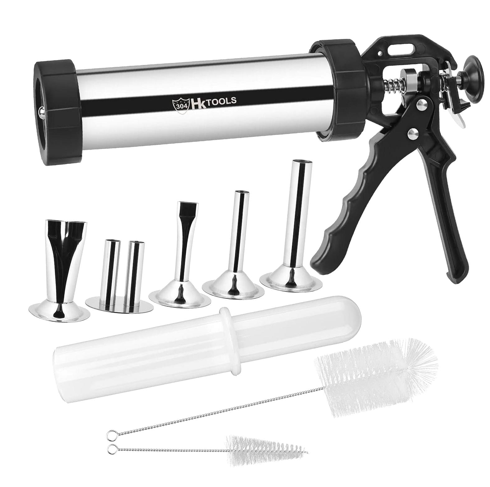 HYKE Kits, , Beef, 2.1LB Stainless Steel Sausage Maker Including 5 ...